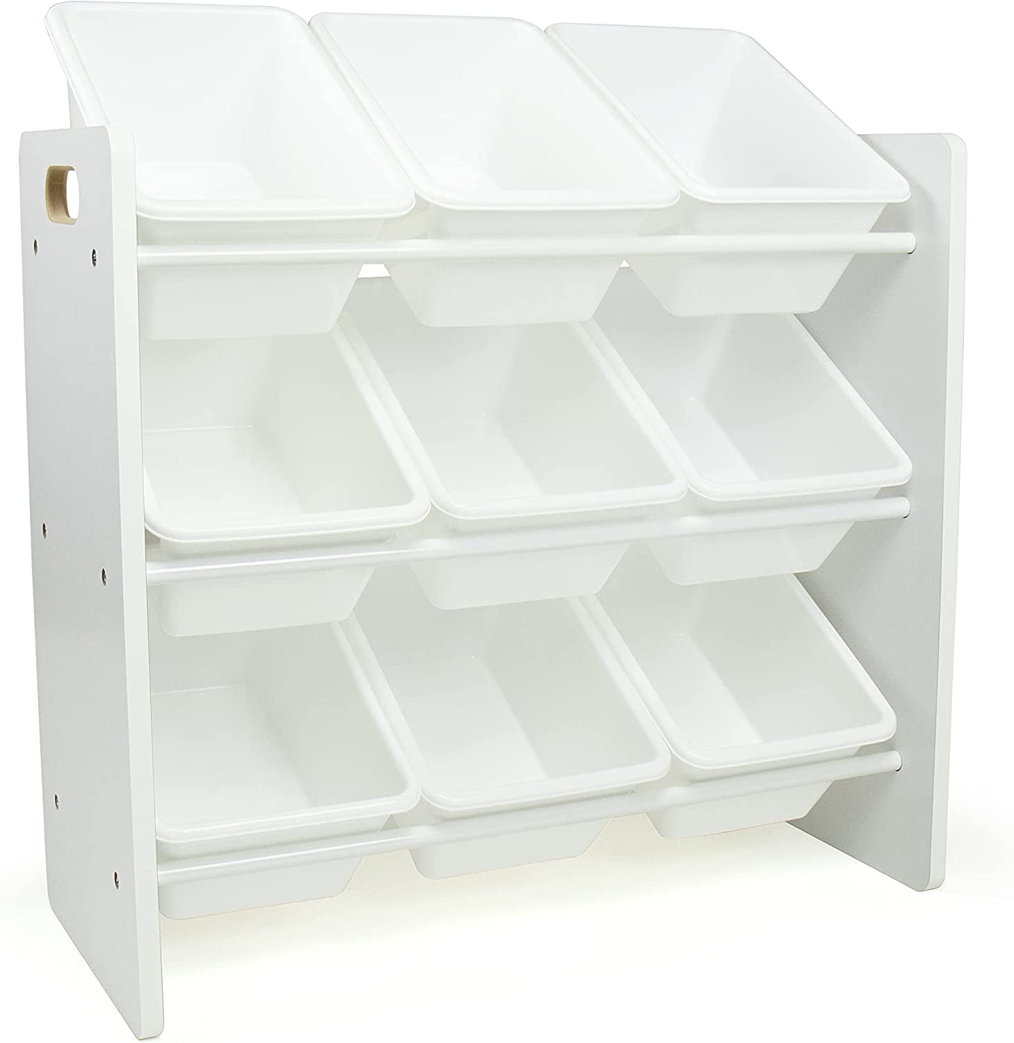 Cambridge White Toy Storage Organizer with 9 Storage Bins - Walmart.com