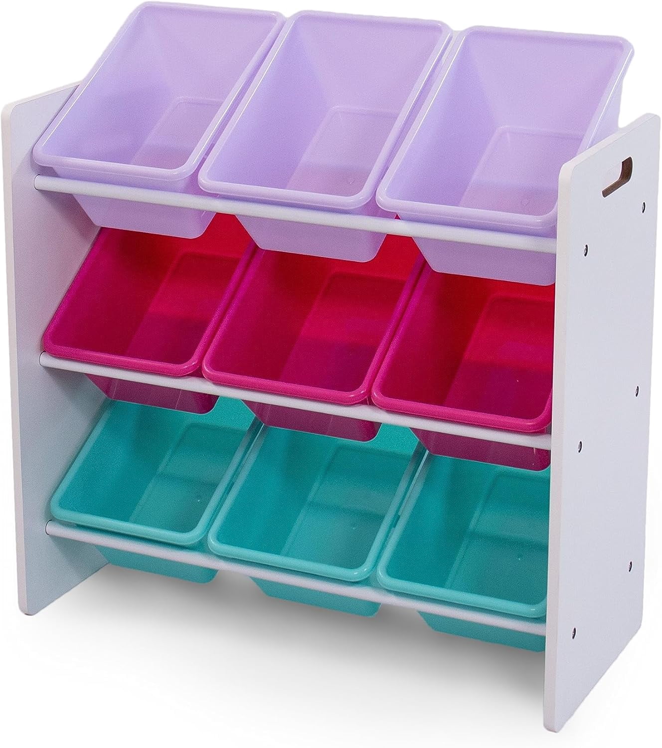 Cambridge White Toy Storage Organizer with 9 Storage Bins - Walmart.com