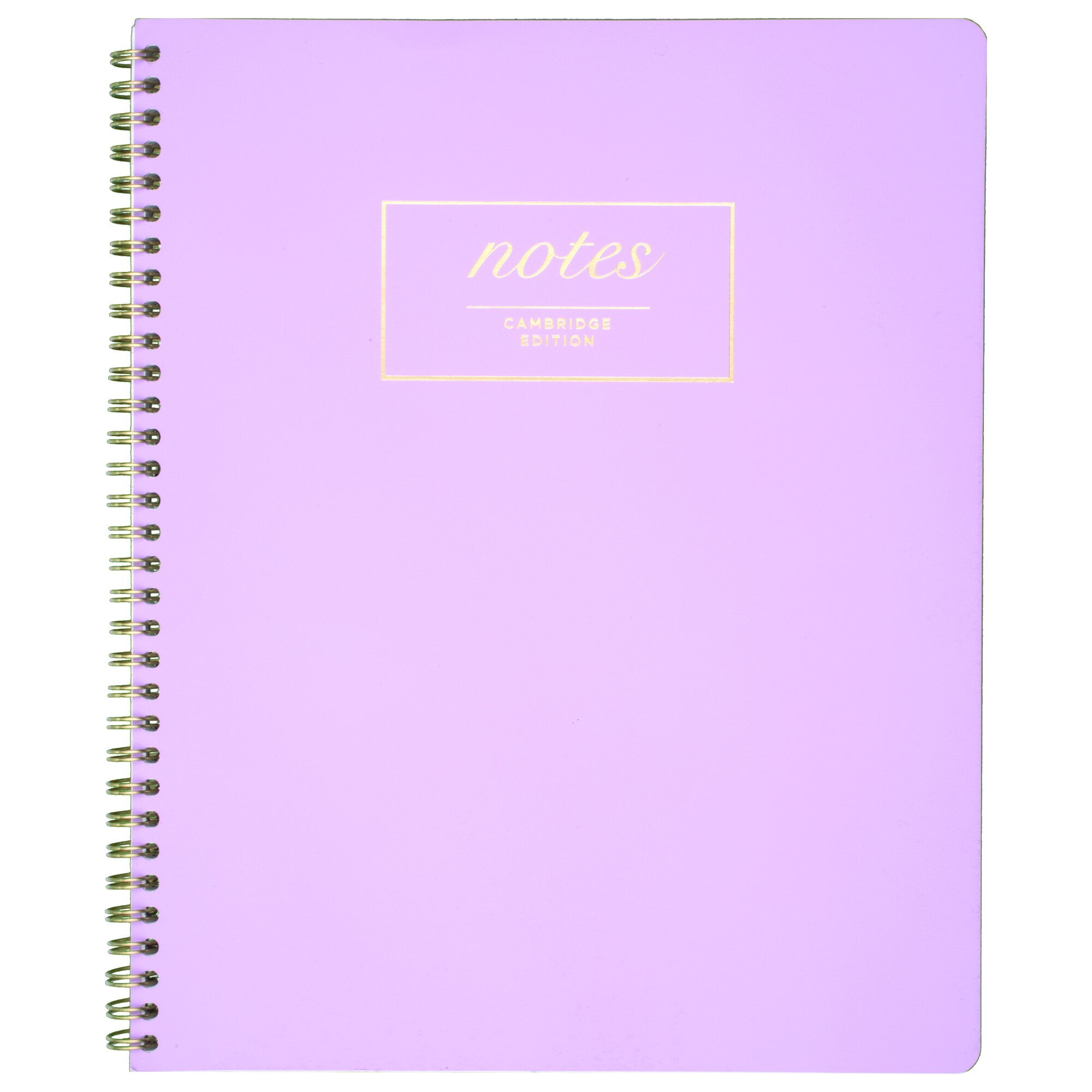 Cambridge Work Style Wirebound Large Fashion Notebook Lavender ...