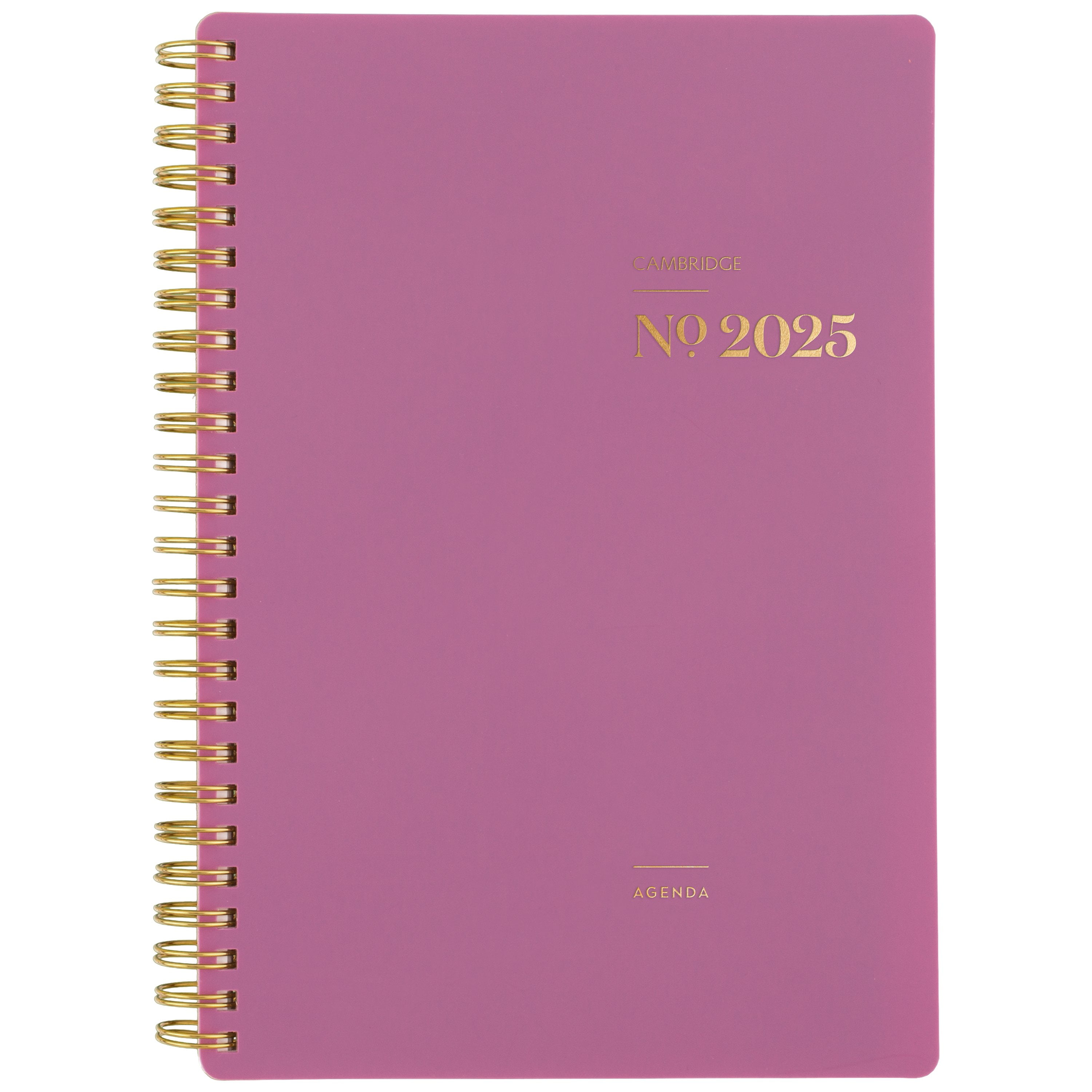 Cambridge WorkStyle Balance 2025 Weekly Monthly Planner, Red Violet, 5. ...