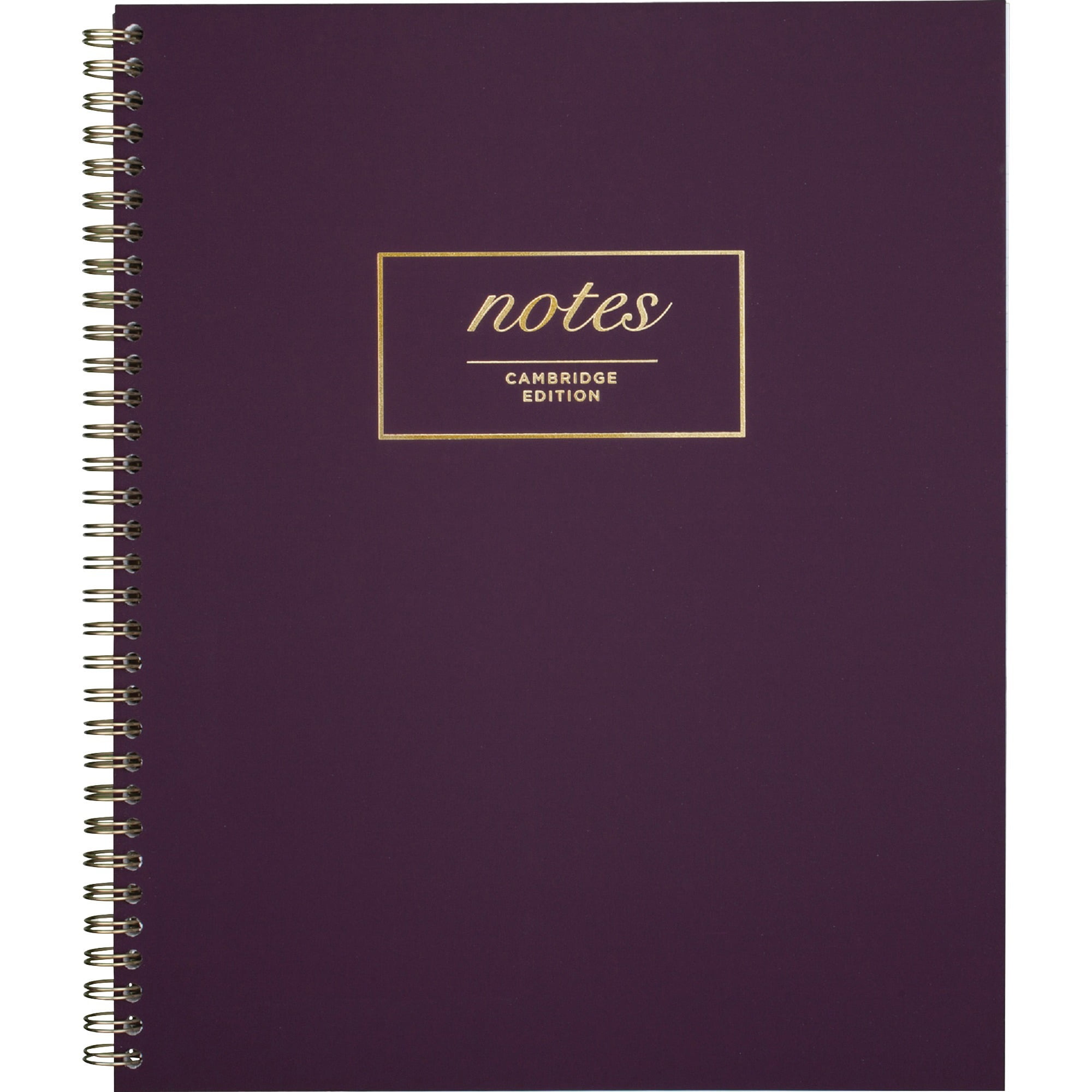 Cambridge WorkStyle Fashion Notebook, 80 Sheets, 9" x 11", Purple ...