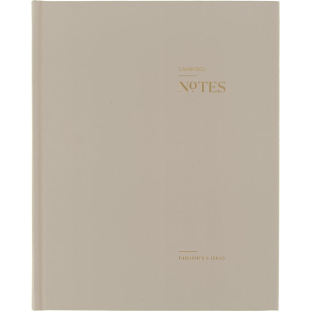 Cambridge WorkStyle Hardcover Notebook, 8” x 10 1/8”, Medium, Tan, 96 ...