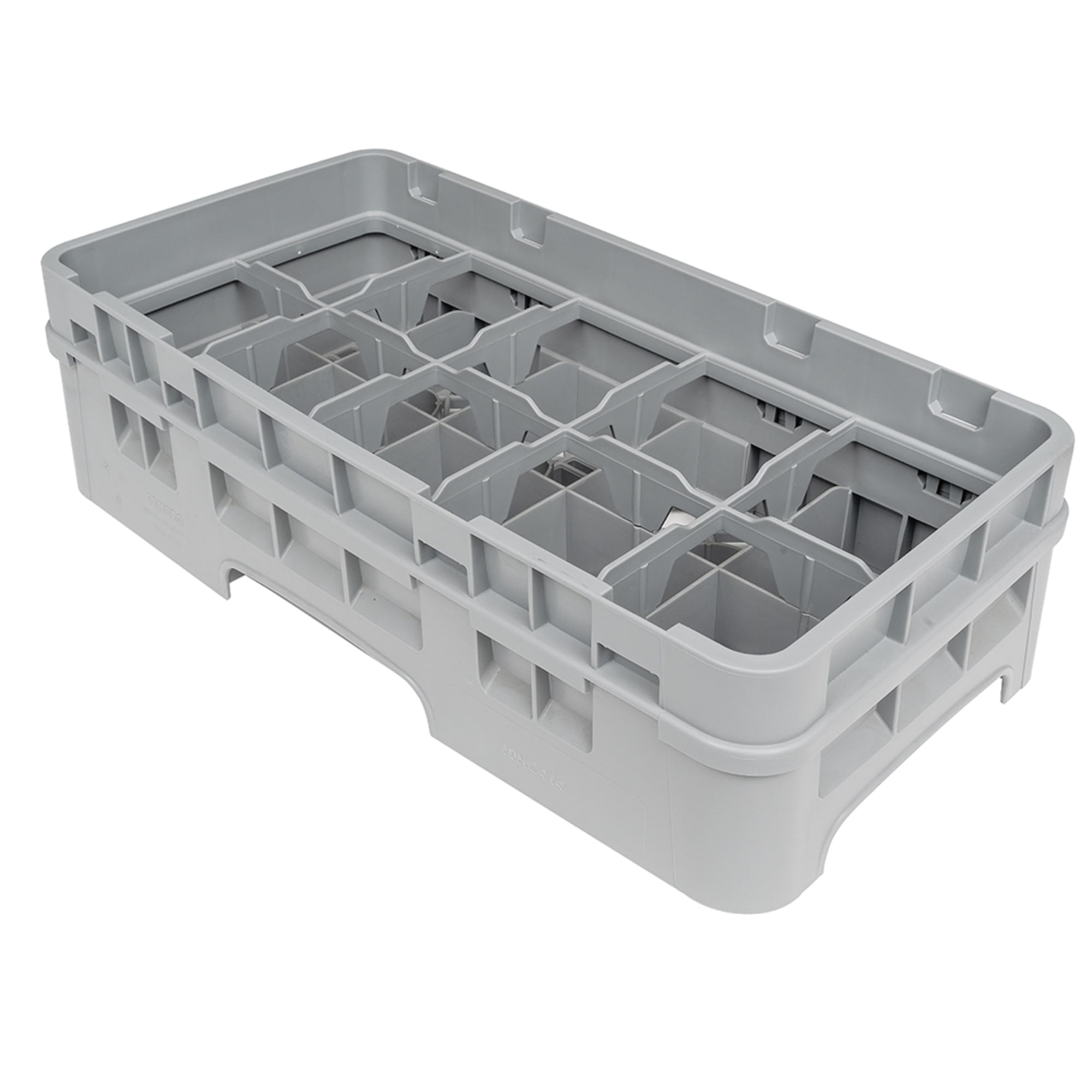 Cambro 10HC414151 Camrack Cup Rack with Extender - 10 Compartment, Half ...