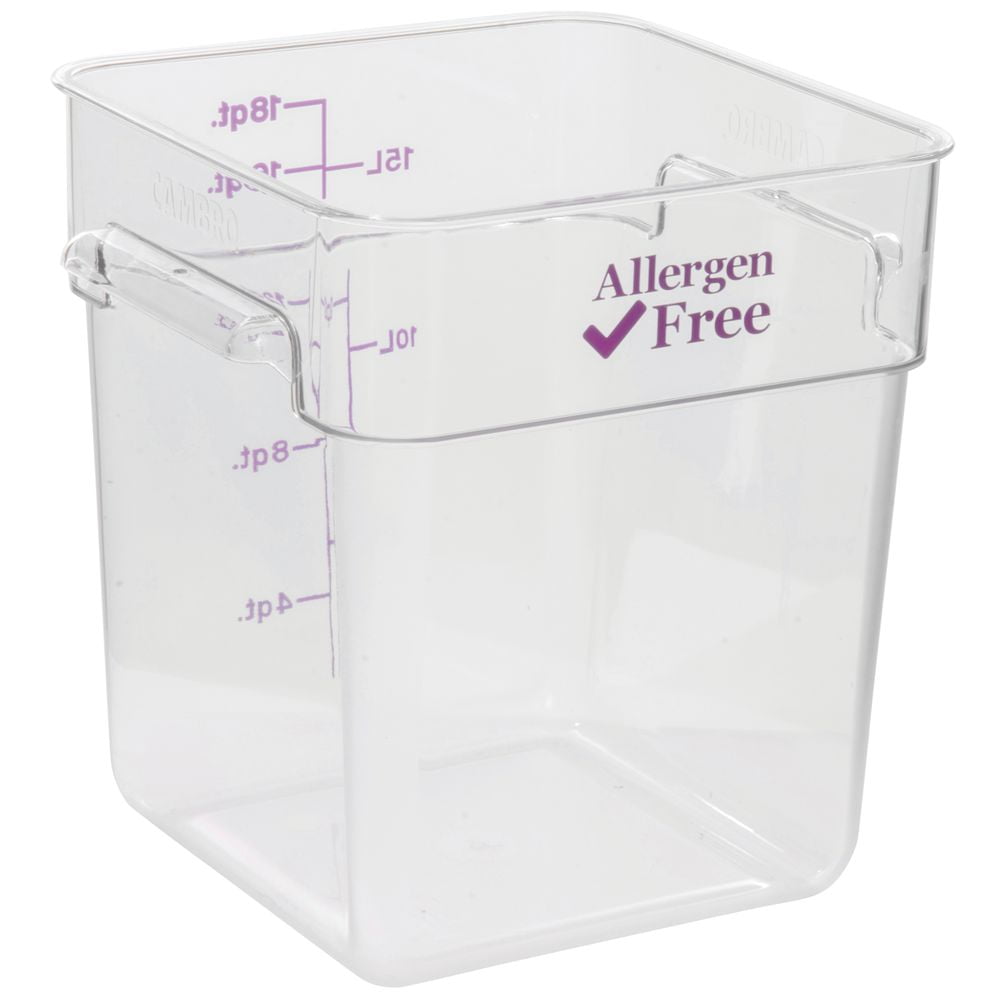 Cambro 18SFSCW441 Camsquare? Food Container-18SFSCW441 - Walmart.com