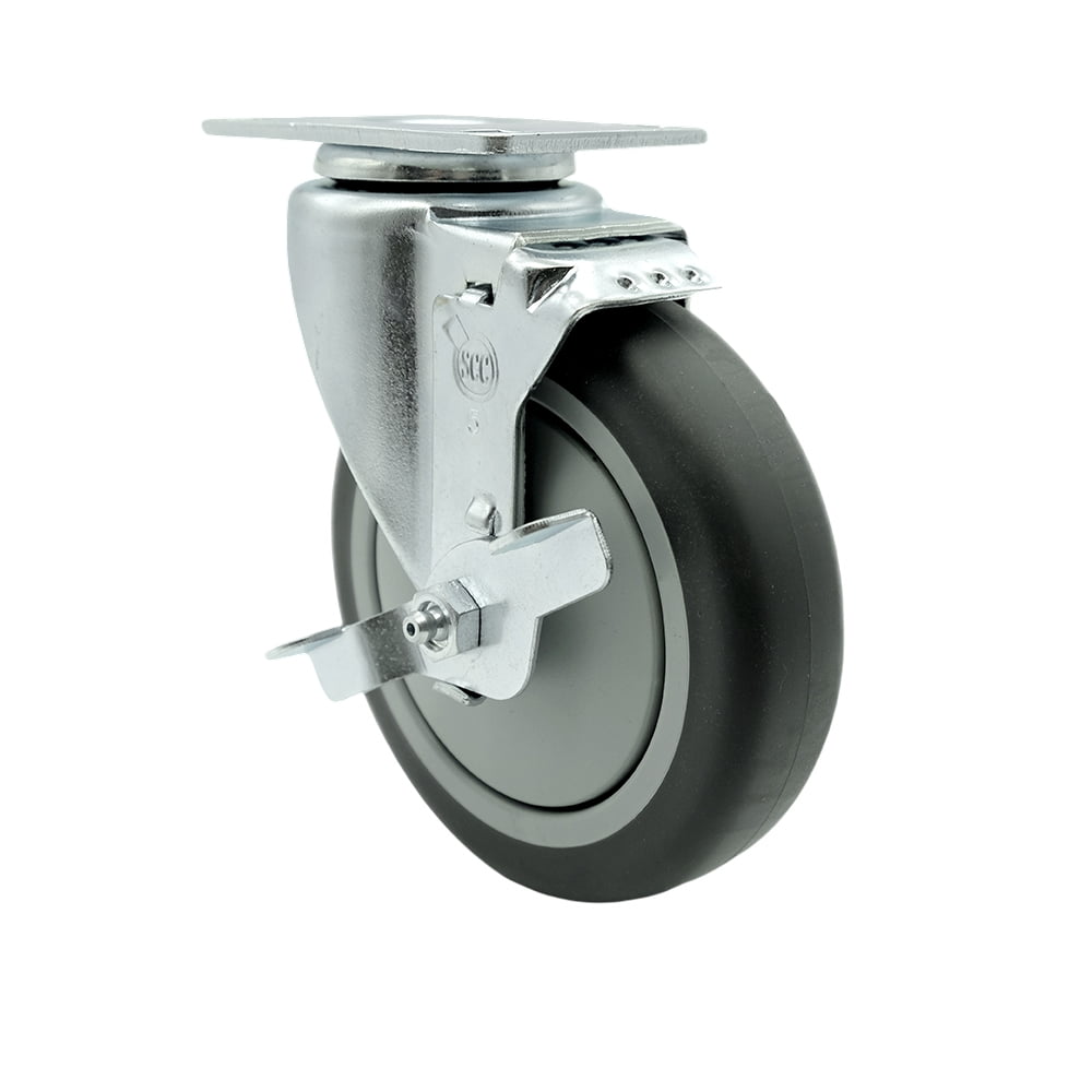 Cambro 21360293 60293 5 Inch Replacement Caster with Brake–Service ...