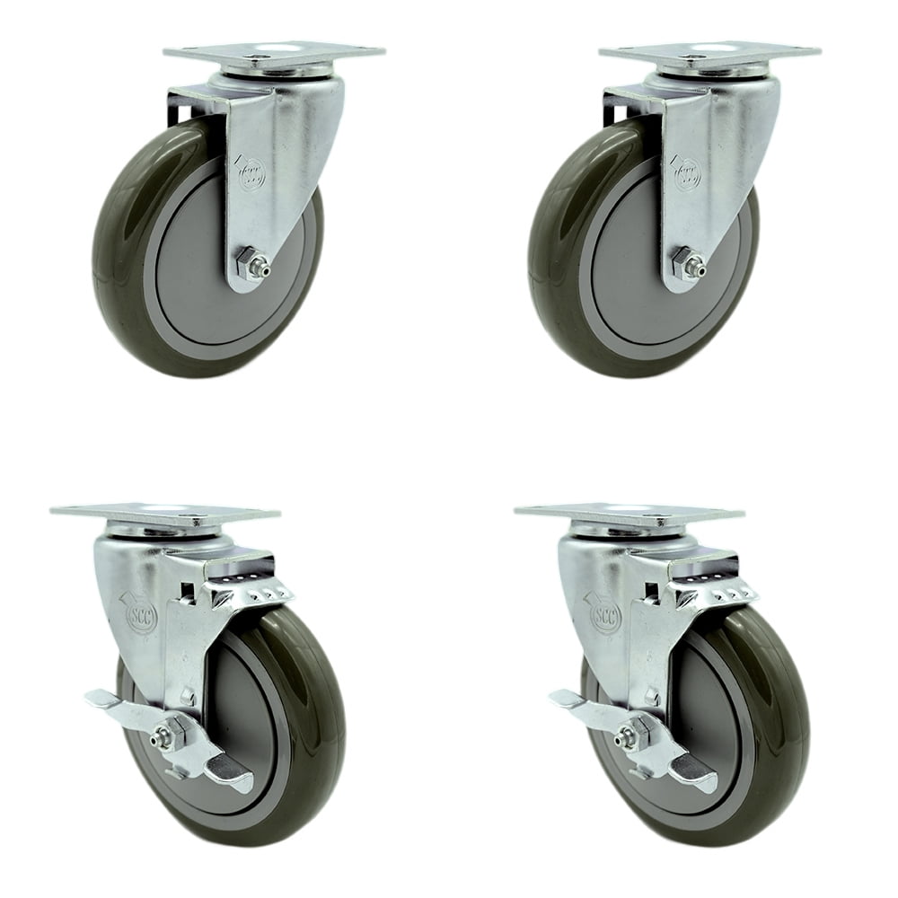 Cambro 60008 60007 41021 Ultra Pan Carriers Caster with 2 Brakes ...