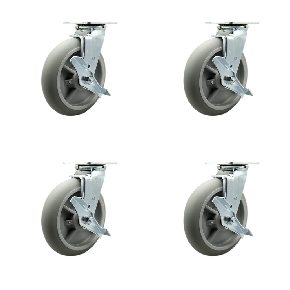 Cambro 60259 Camcruiser Vending Cart Caster Set with 4 Brakes – SCC ...