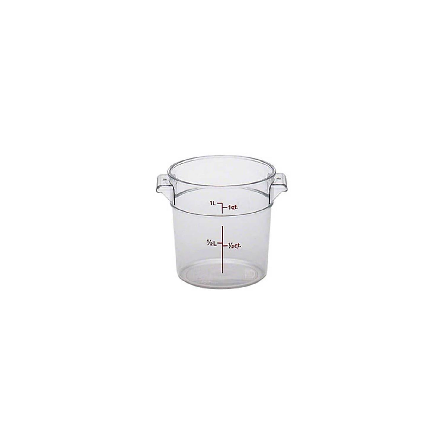 Cambro Clear Round Food Storage Container 1QT - Walmart.com