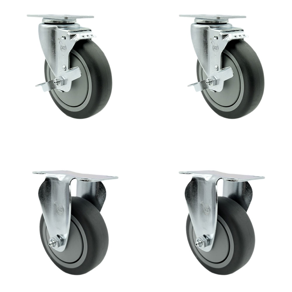 Cambro Dish Caddies Swivel Caster with 2 Rigid Replacement Set - SCC ...