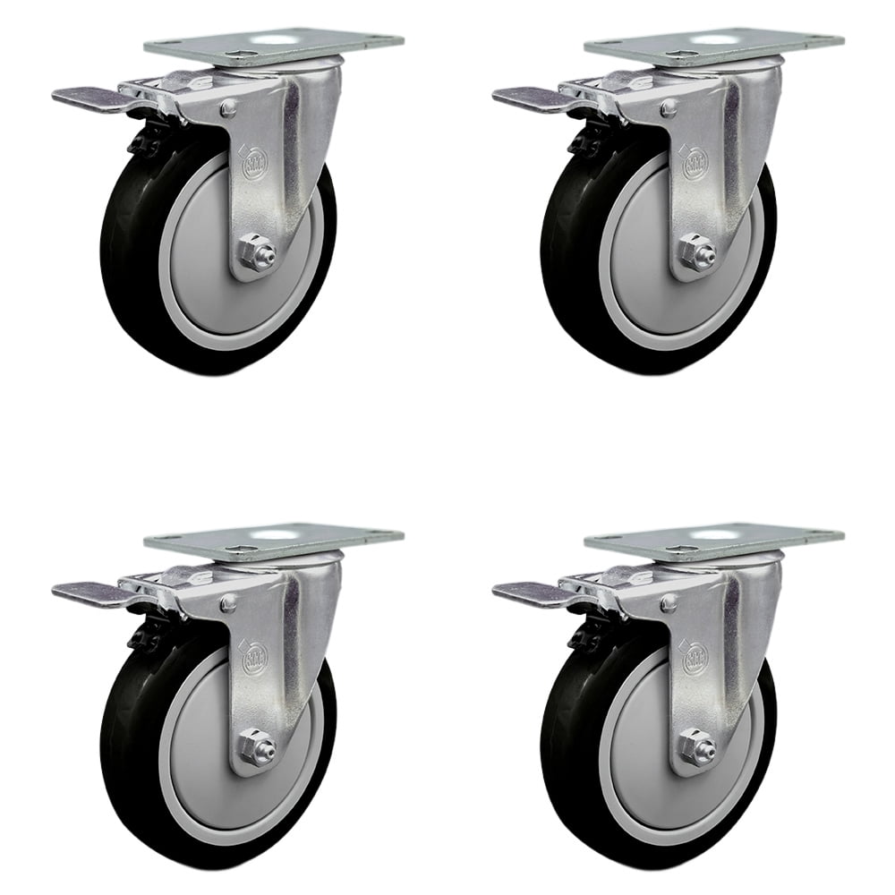 Cambro Dish Caddies Utility Truck Swivel Caster with Brake Replace Set ...