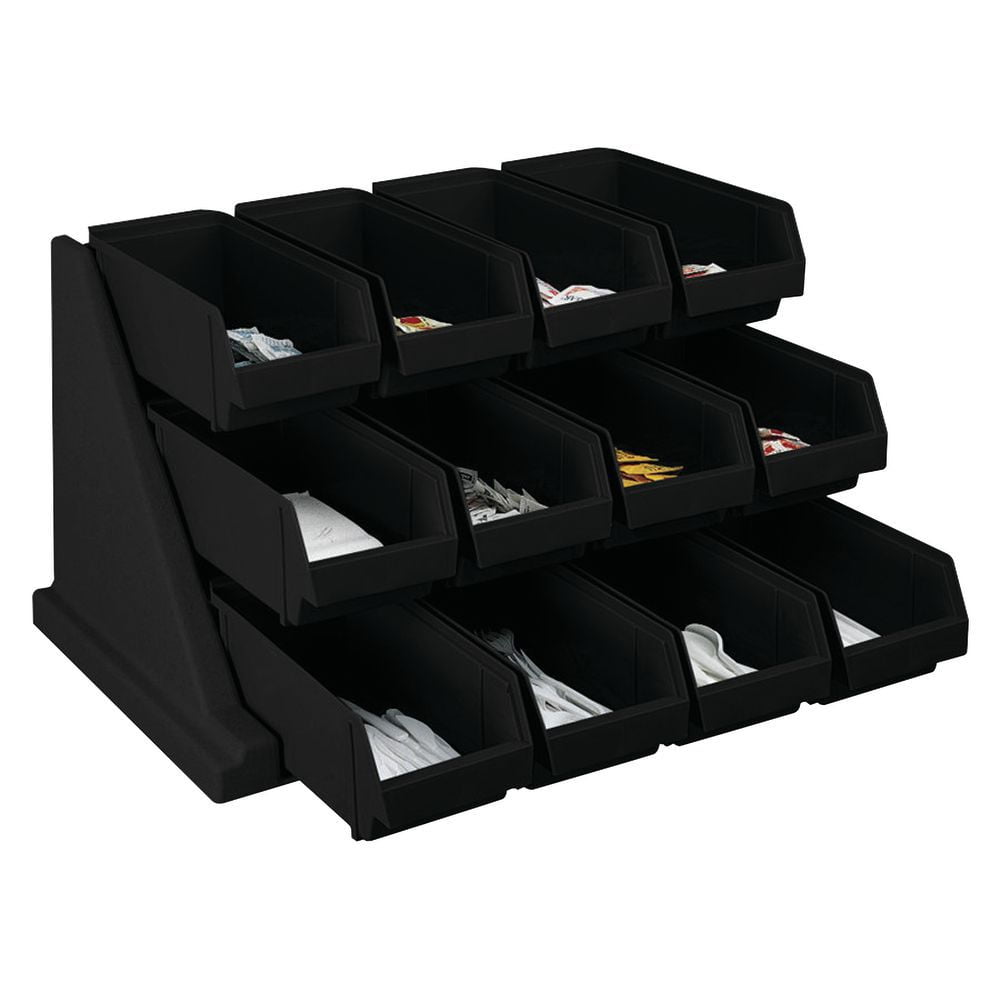 Cambro Organizer Versa Pack 12 Bin Black - Walmart Business Supplies