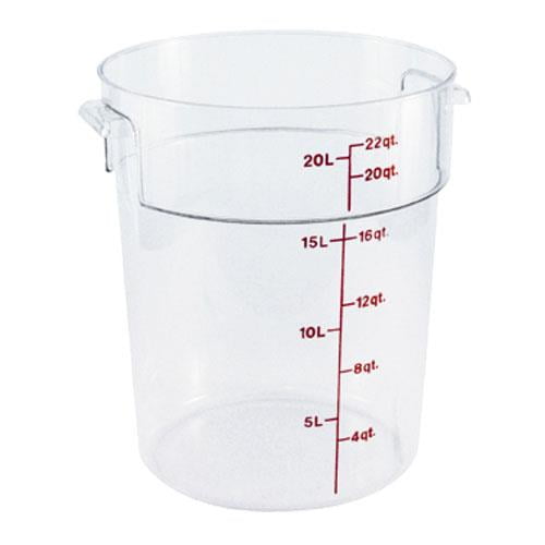 Cambro - RFSCW22135 - 22 qt Camwear® Food Storage Container - Walmart.com