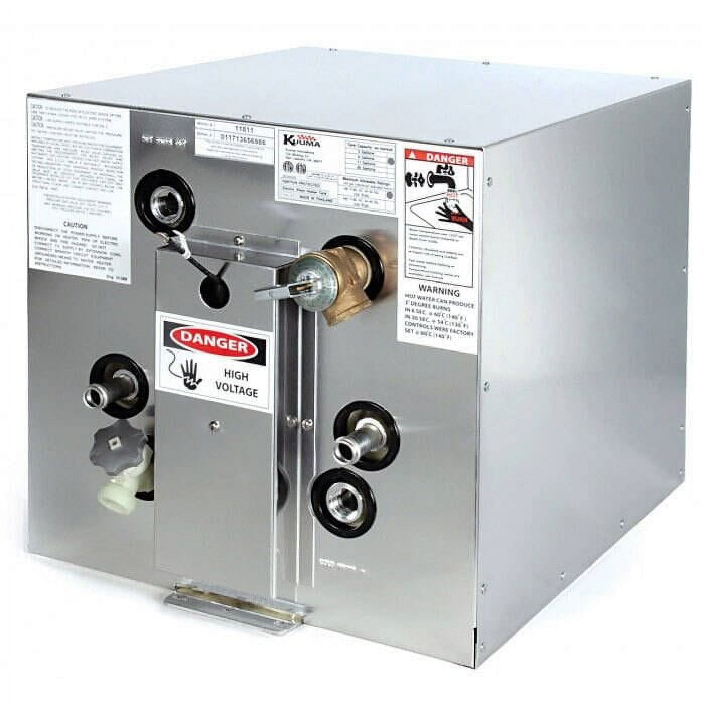 Camco 11816 6 Gal Water Heater 120V Front Heat Exchange Front/Back ...