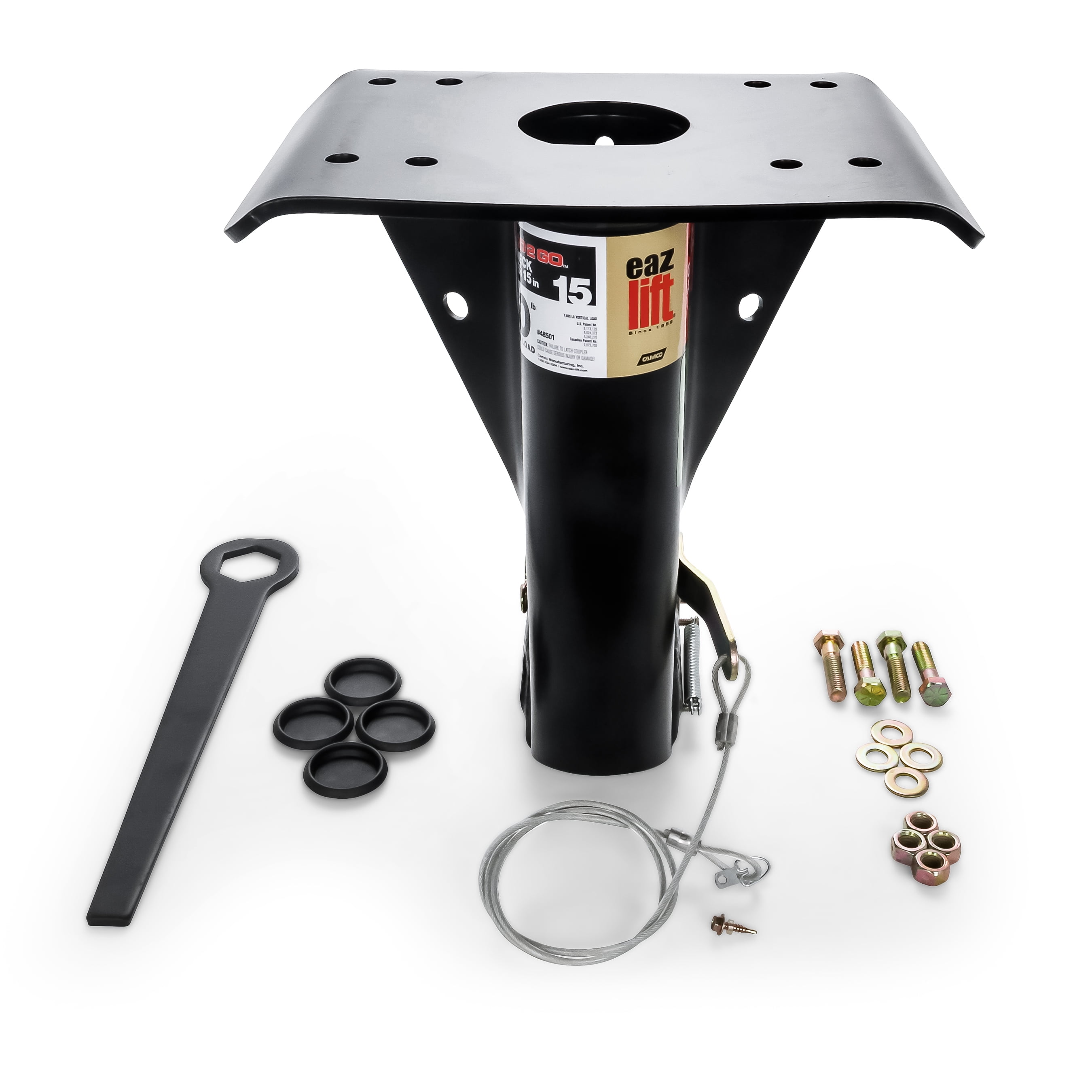Camco Eaz-Lift Gooseneck Adapter | Converts Fifth Wheel Trailer to ...