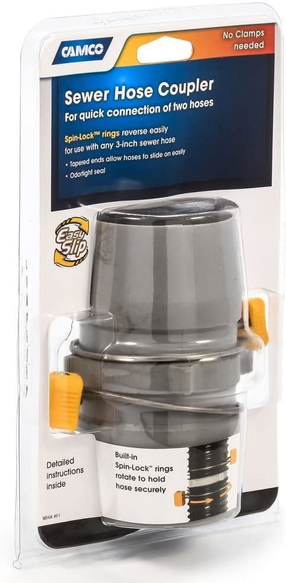 Camco Easy Slip RV Sewer Hose Connector and Fittings - Walmart.com