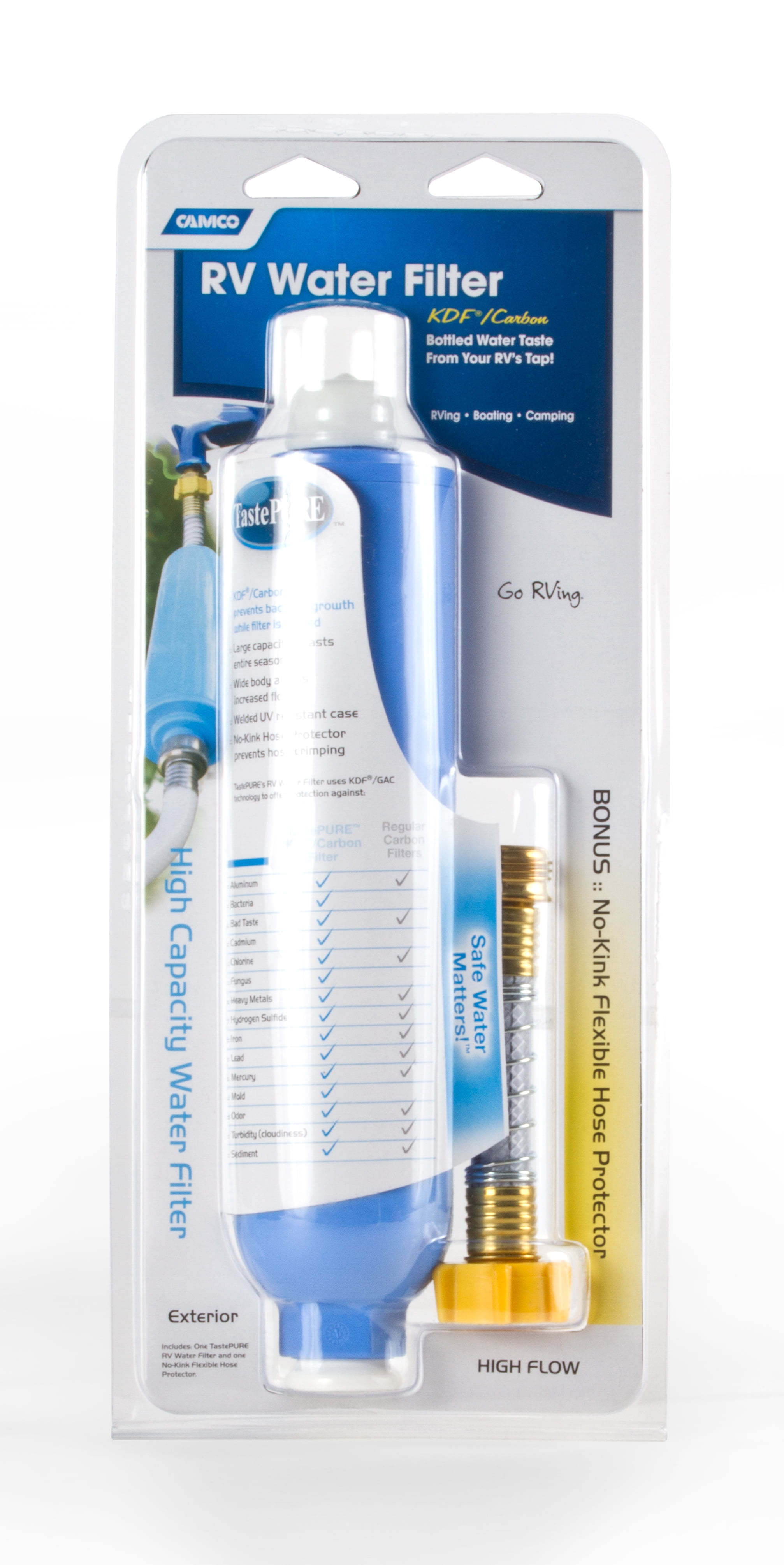 Camco 40013 TastePURE KDF/Carbon Water Filter - Walmart.com