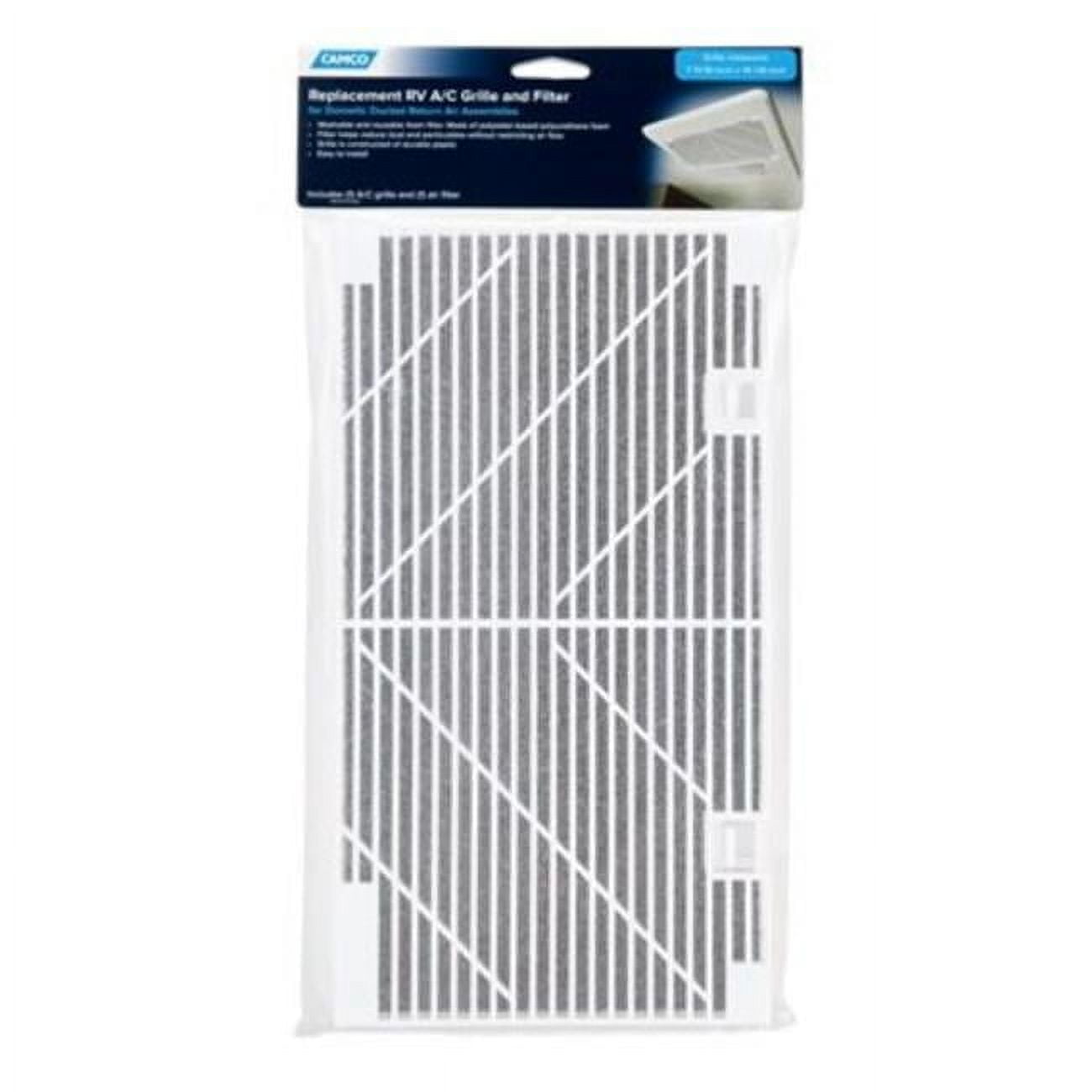 Camco 40409 Rv Ac Air Filter Replacement,Grill And Foam Filter, Dometic ...