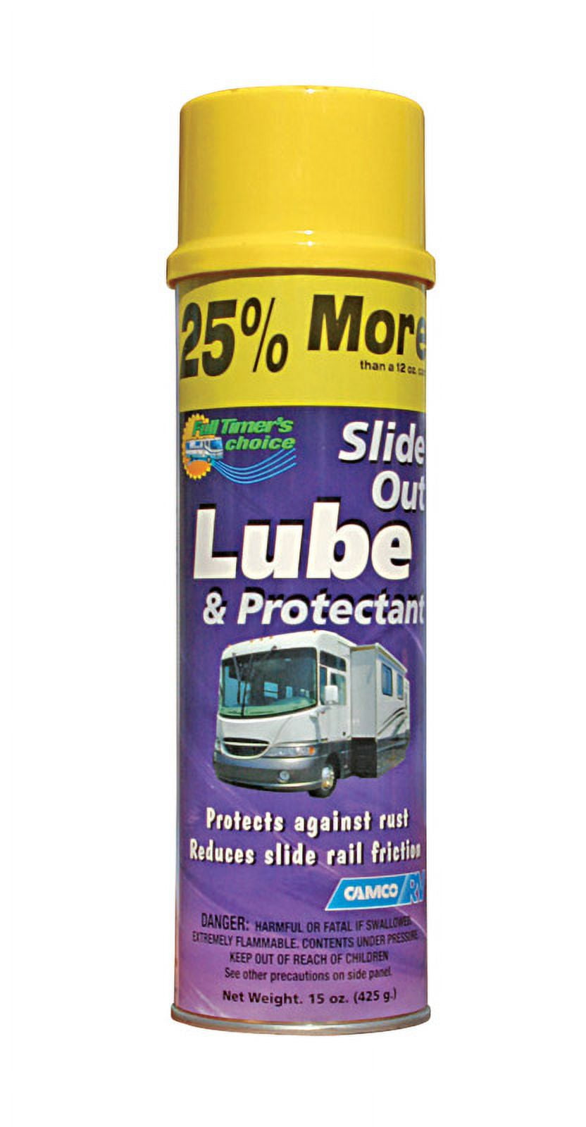Camco 41105 Slide-Out Lube for Metal Parts, Rollers, Door Hinges and ...