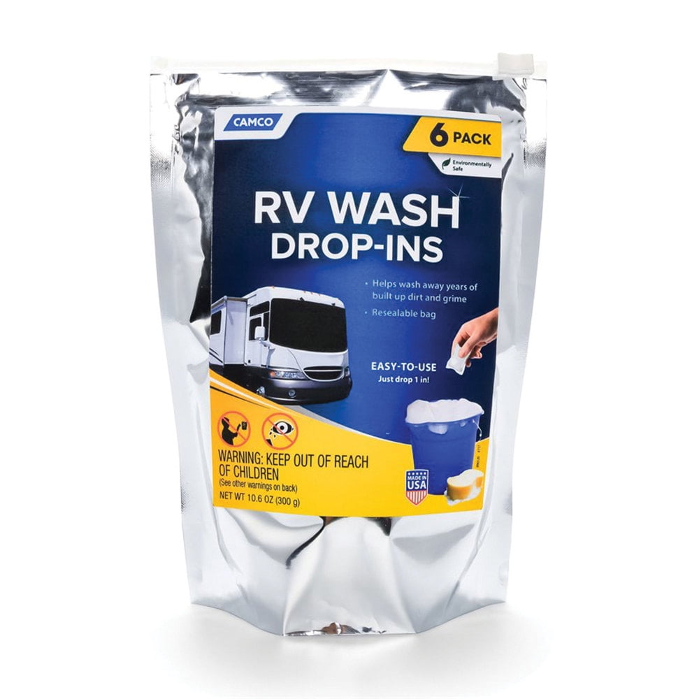 Camco 41580 RV Wash Drop-in Pods (Ready to Use Just Drop in Bucket of ...