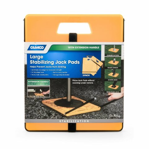 Camco 44543 Stabilizing Jack Pads - Two-Pack - Walmart.com