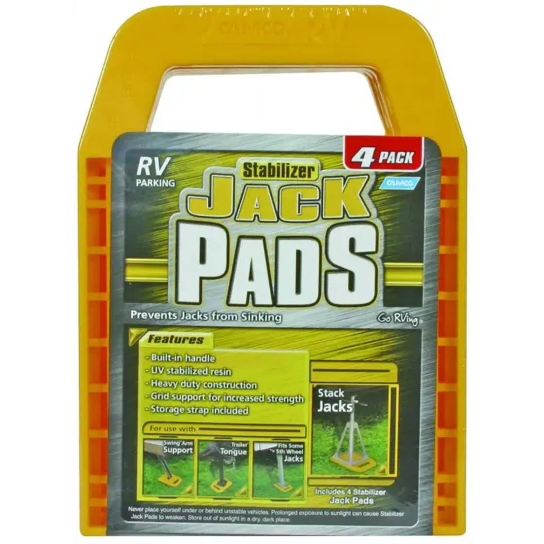 Camco 44595 Stabilizer Jack Pad, Resin, Yellow, Each - Walmart.com