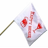 Camco 45492 Happy Hour Flag - Measures 12-inches x 18-inches - Walmart.com