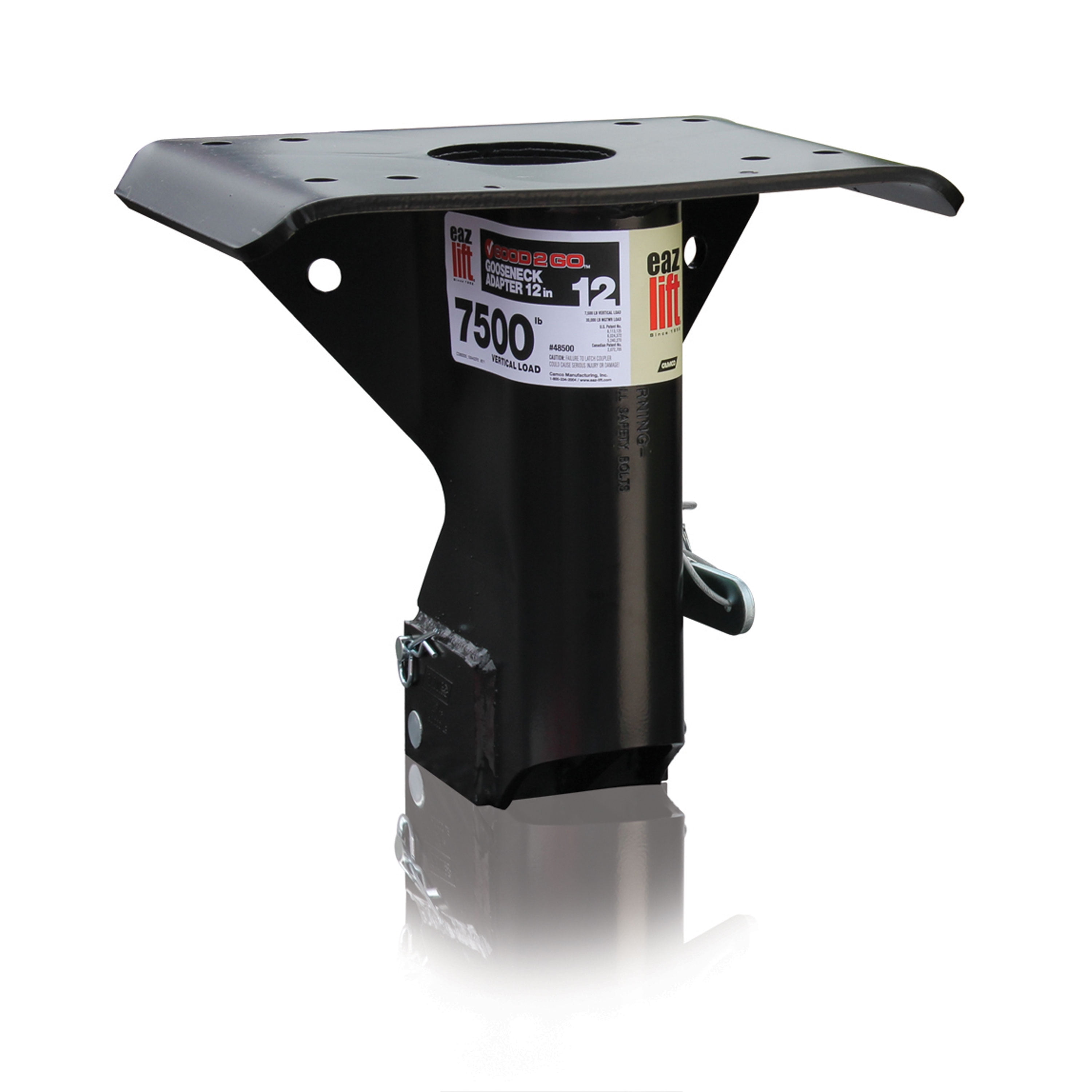 Camco 48500 Eaz-Lift Gooseneck Adapter - 12" - Walmart.com
