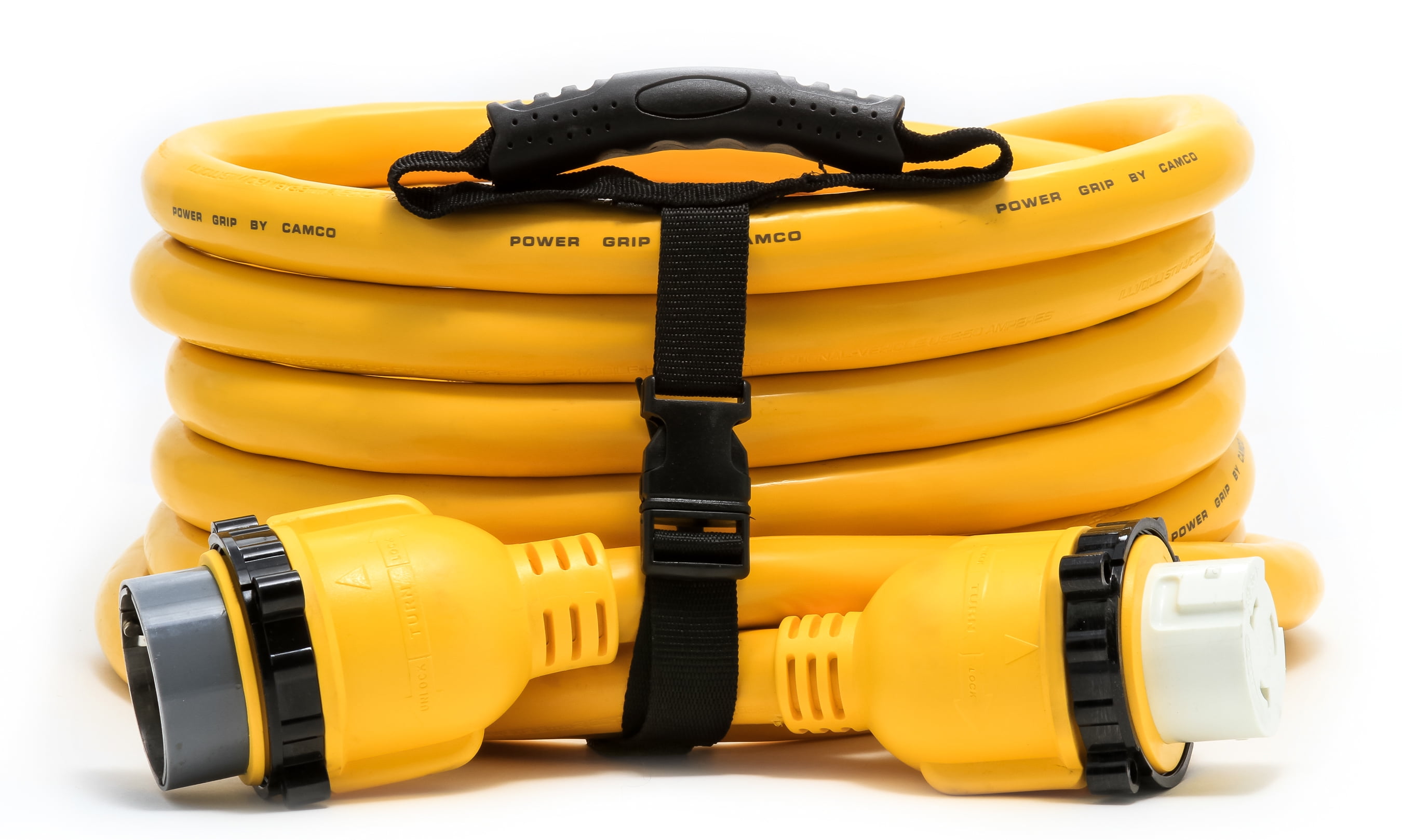 Camco Marine Power Extension Cord, 50 Amp Locking Male to Female, 25 ...