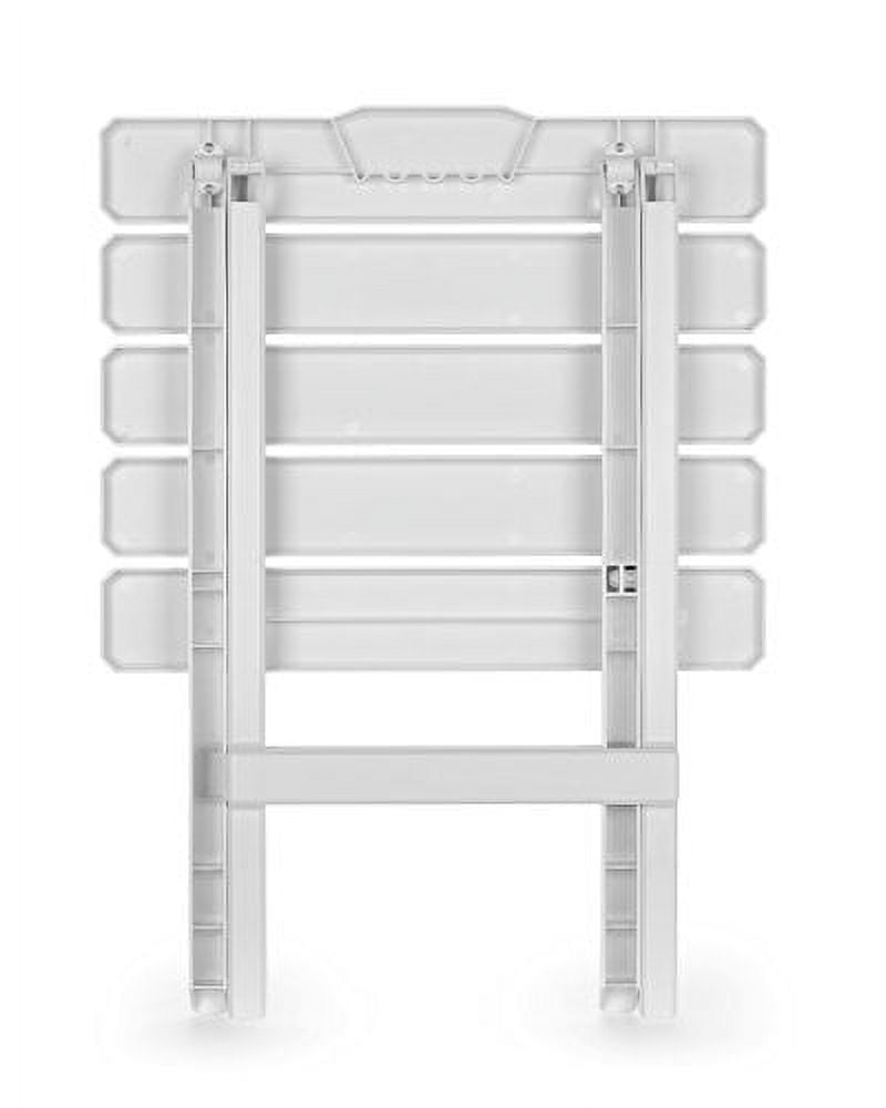 Camco 51695 White Large Adirondack Portable Outdoor Folding Side Table ...