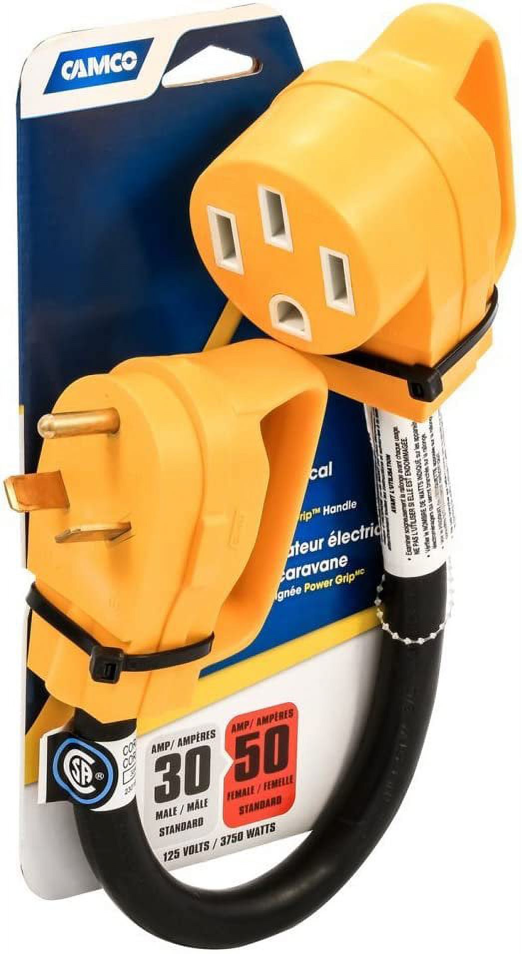 Camco 55183 18" RV Power Grip And Electric Adapter - Walmart Business ...