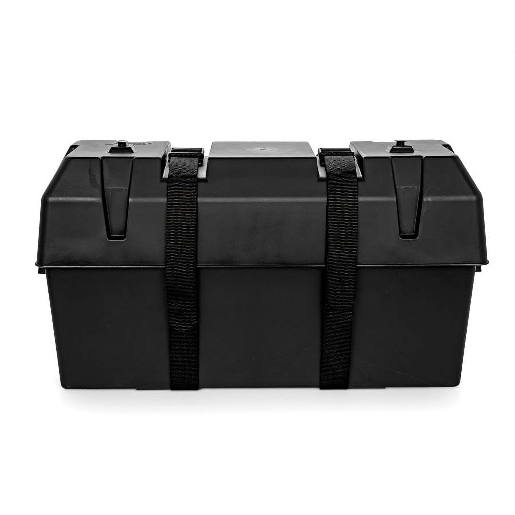 Camco RV Dual Case Marine Double Battery Box - Group 24 with Straps ...