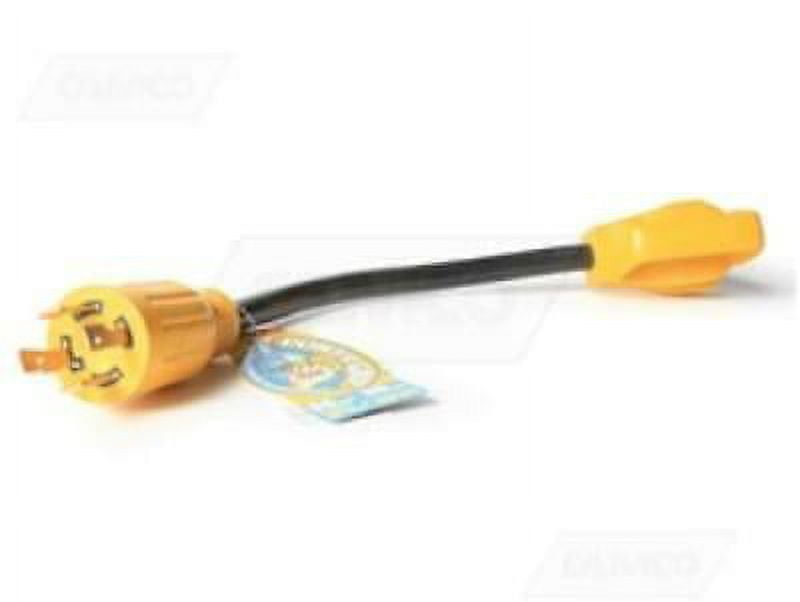 Camco 55382 30 Amp Locking 4-Prong Male / 30 Amp Standard Female Power ...