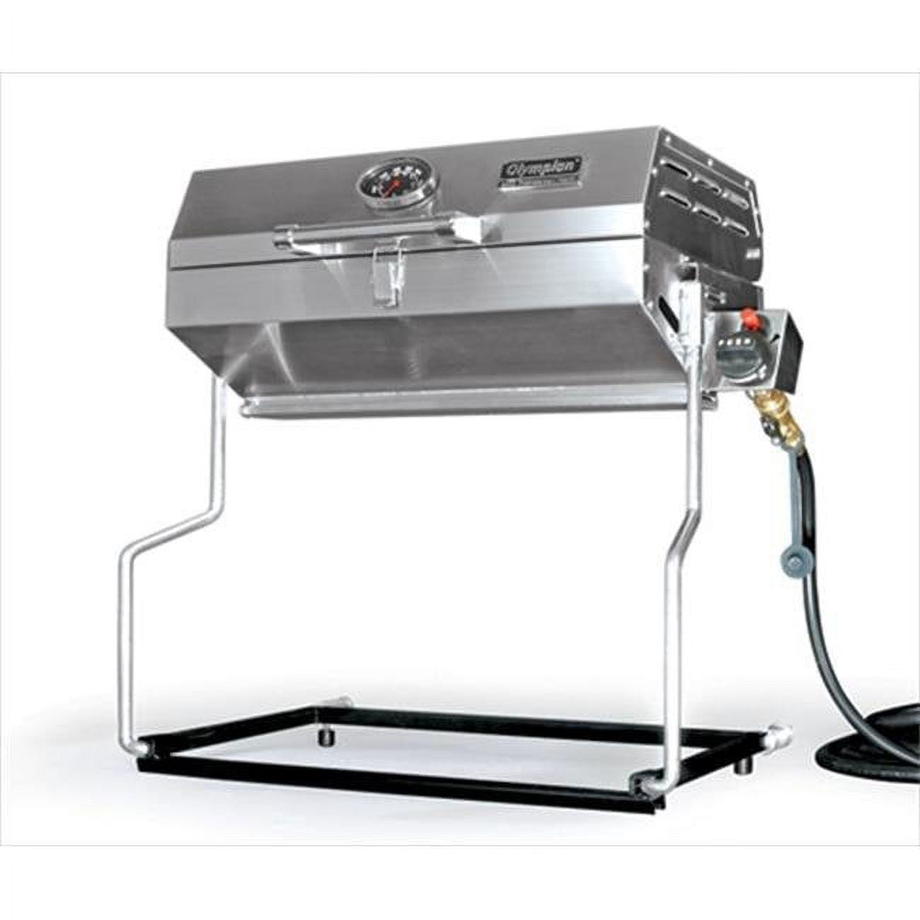 Camco 57305 5500 RV BBQ Portable Stainless Steel Grill with Low ...