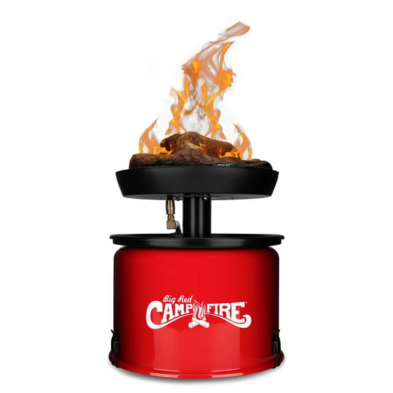 Camco Olympian Big Red Campfire, Approved for RV Campgrounds, Includes ...