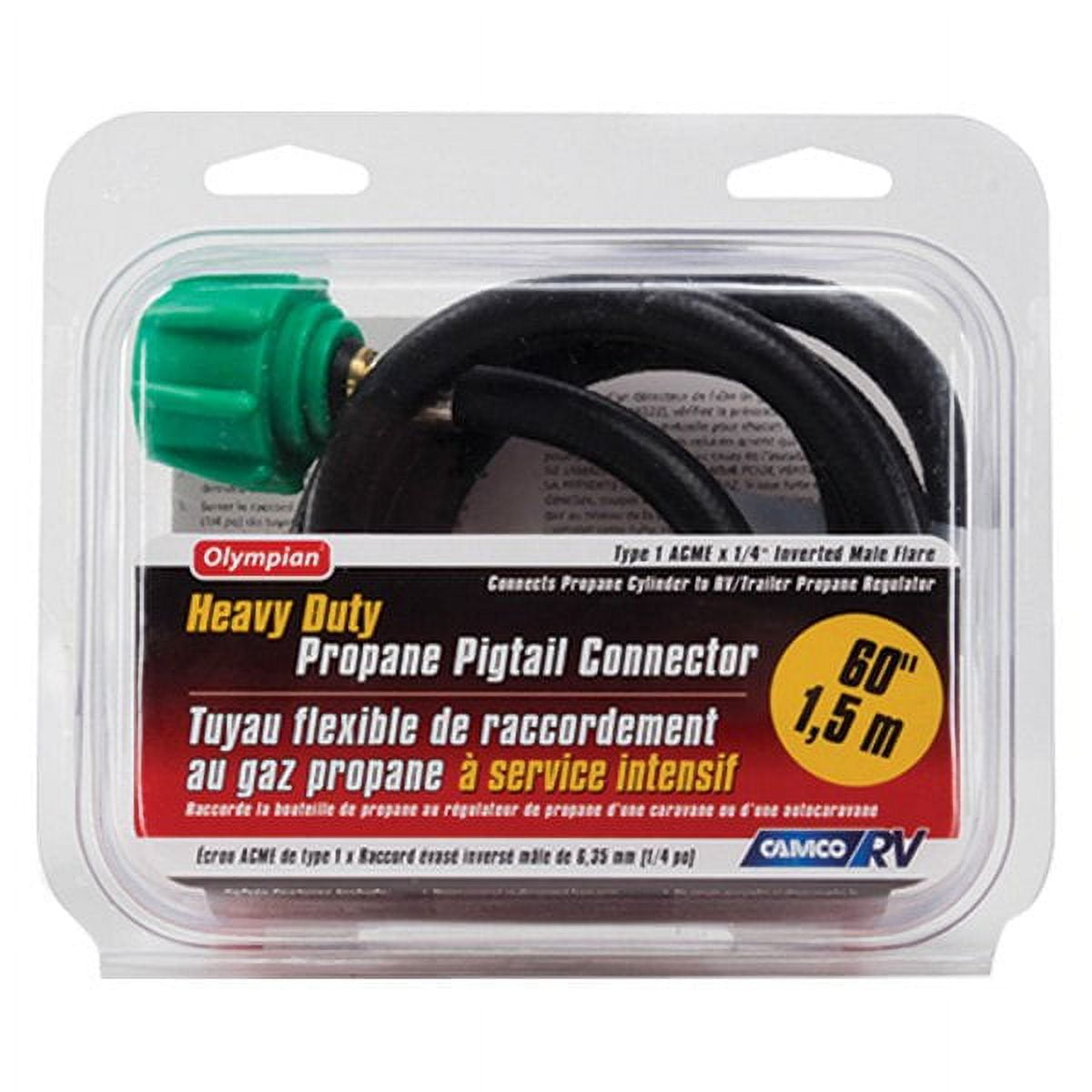 Camco 60" Pigtail Propane Hose Connector - Walmart.com