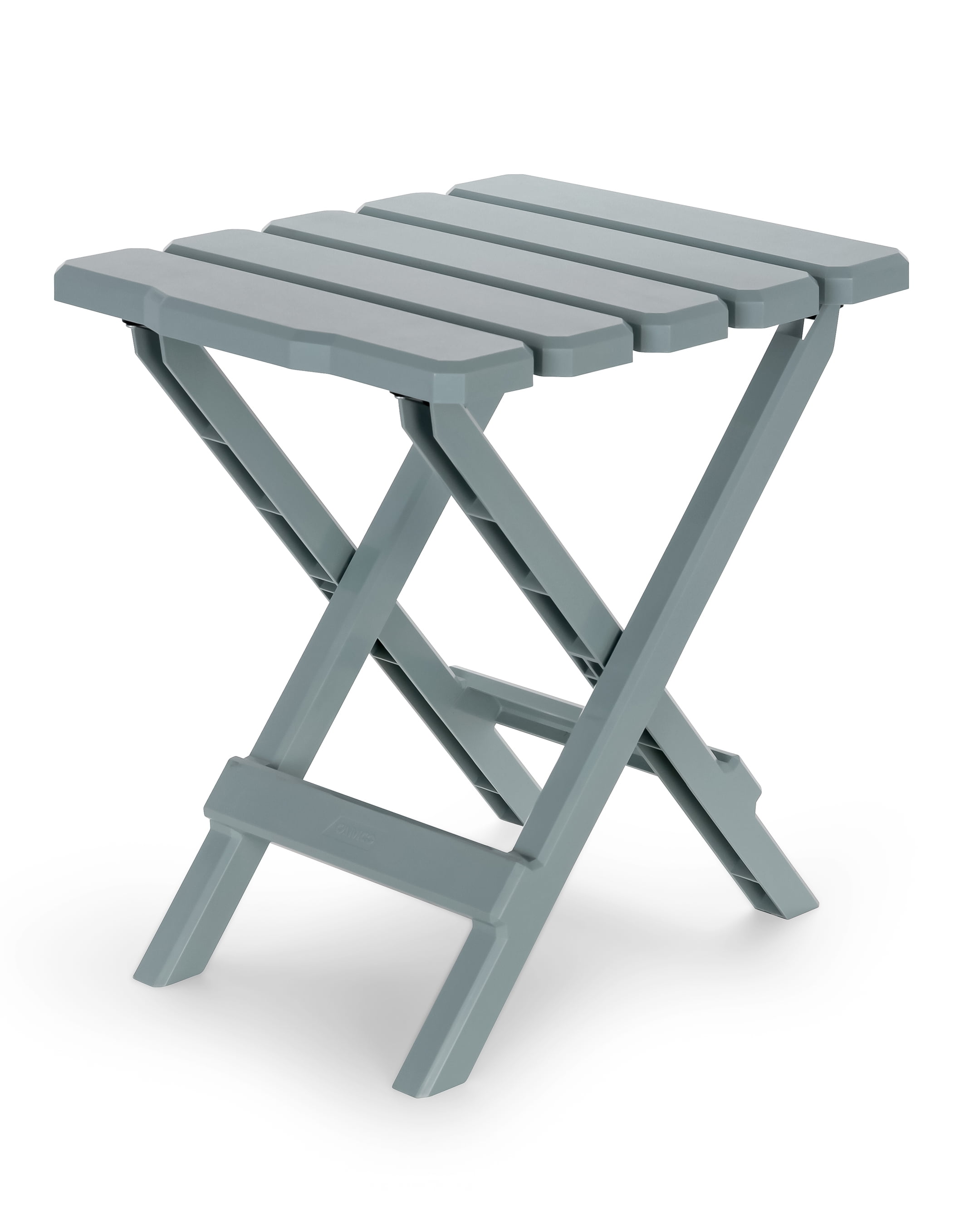 Camco Adirondack Portable Folding Side Table, Weatherproof, Gray ...