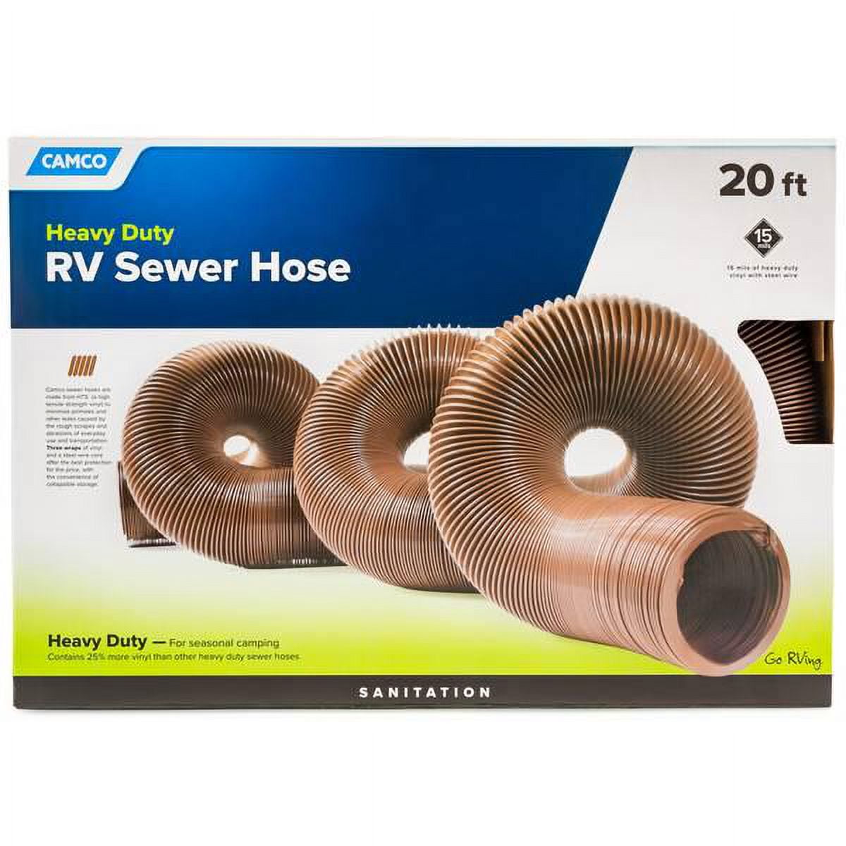 Camco Camco HTS 20' Heavy Duty Sewer Hose - Walmart.com