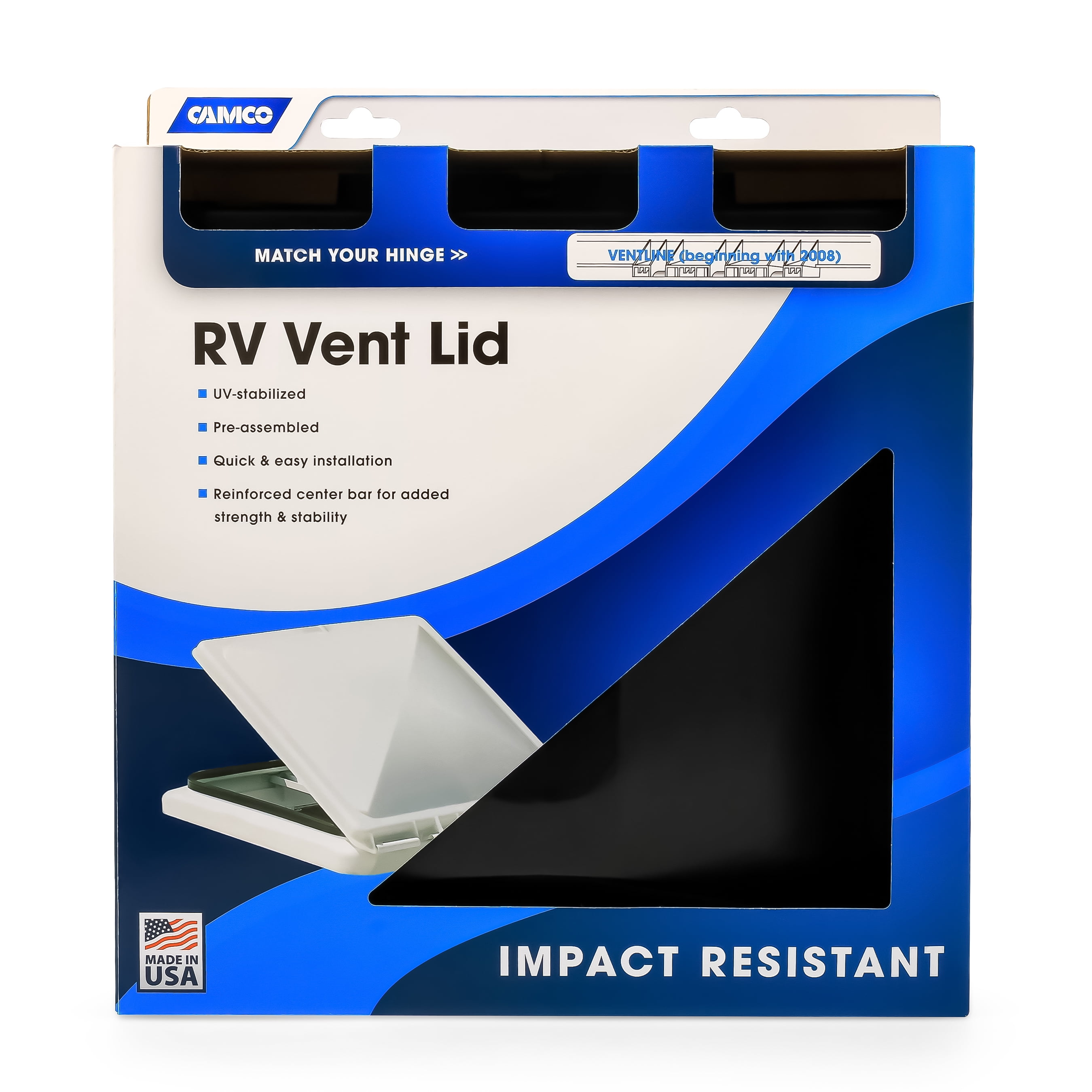 Camco Camper/RV Replacement Vent Lid | Features Heavy-Duty Impact ...