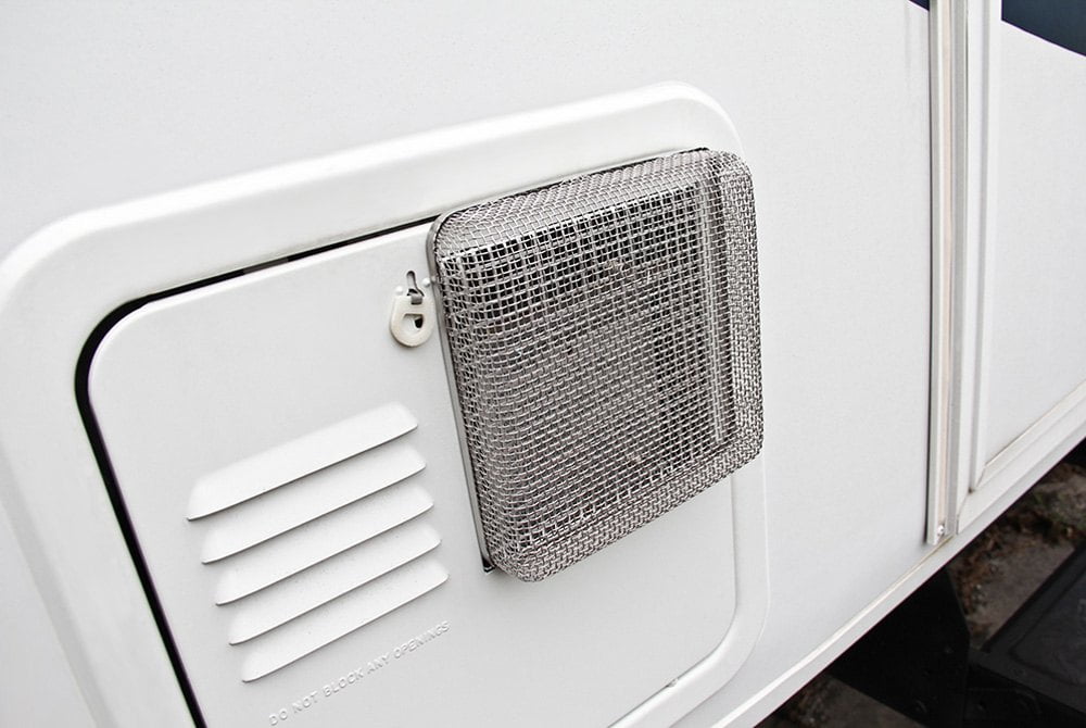 Camco Camper/RV Water Heater Flying Insect Screen | Features a Heavy ...