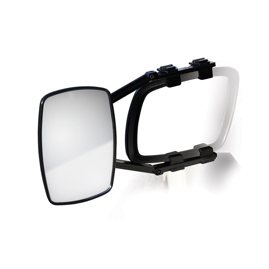 Camco Clip-on Tow Mirror | Features a 360 Degree Ball and Socket ...