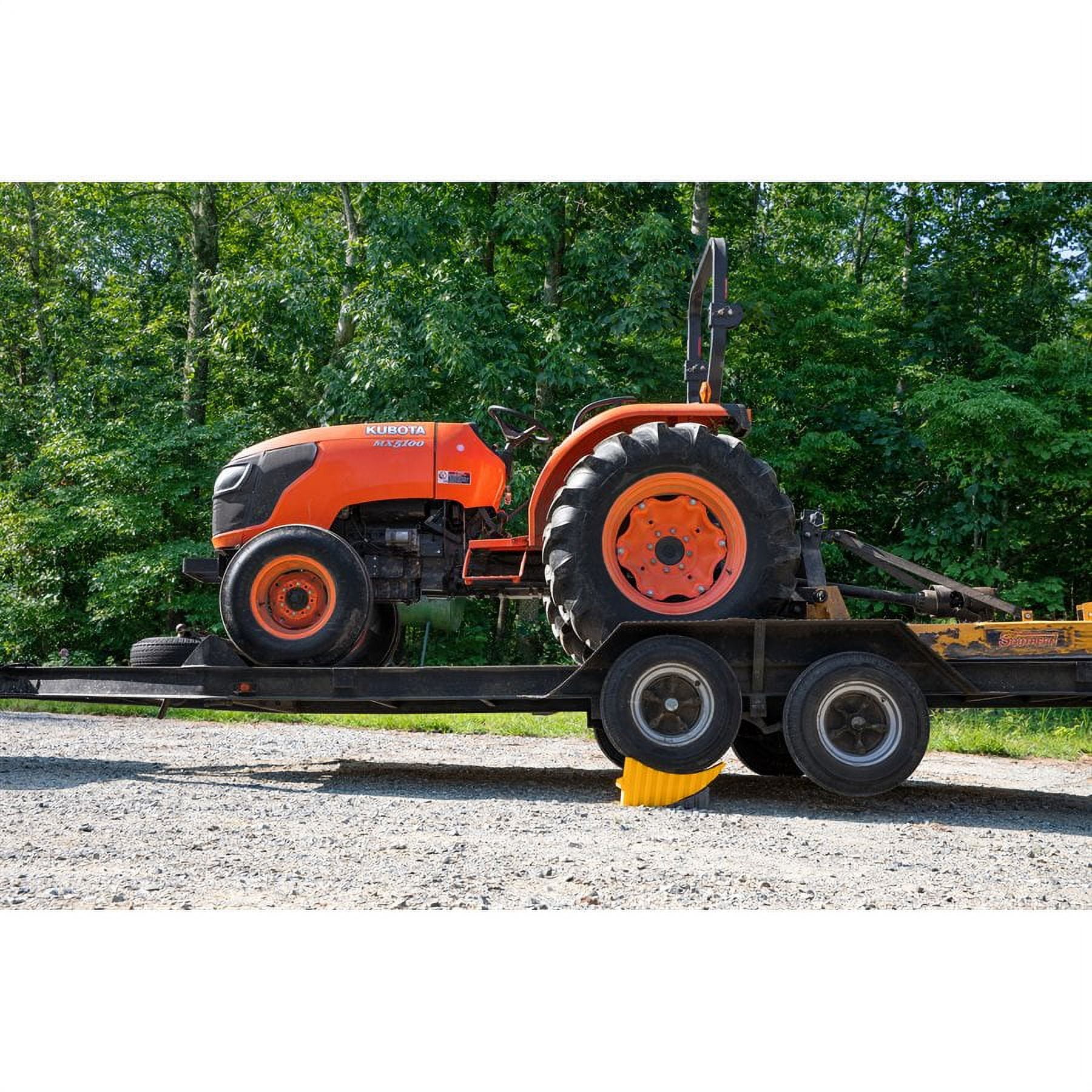 Camco Curved Trailer Aid w/Chock & Pad, 6.5" Lift for Tandem Trailer ...