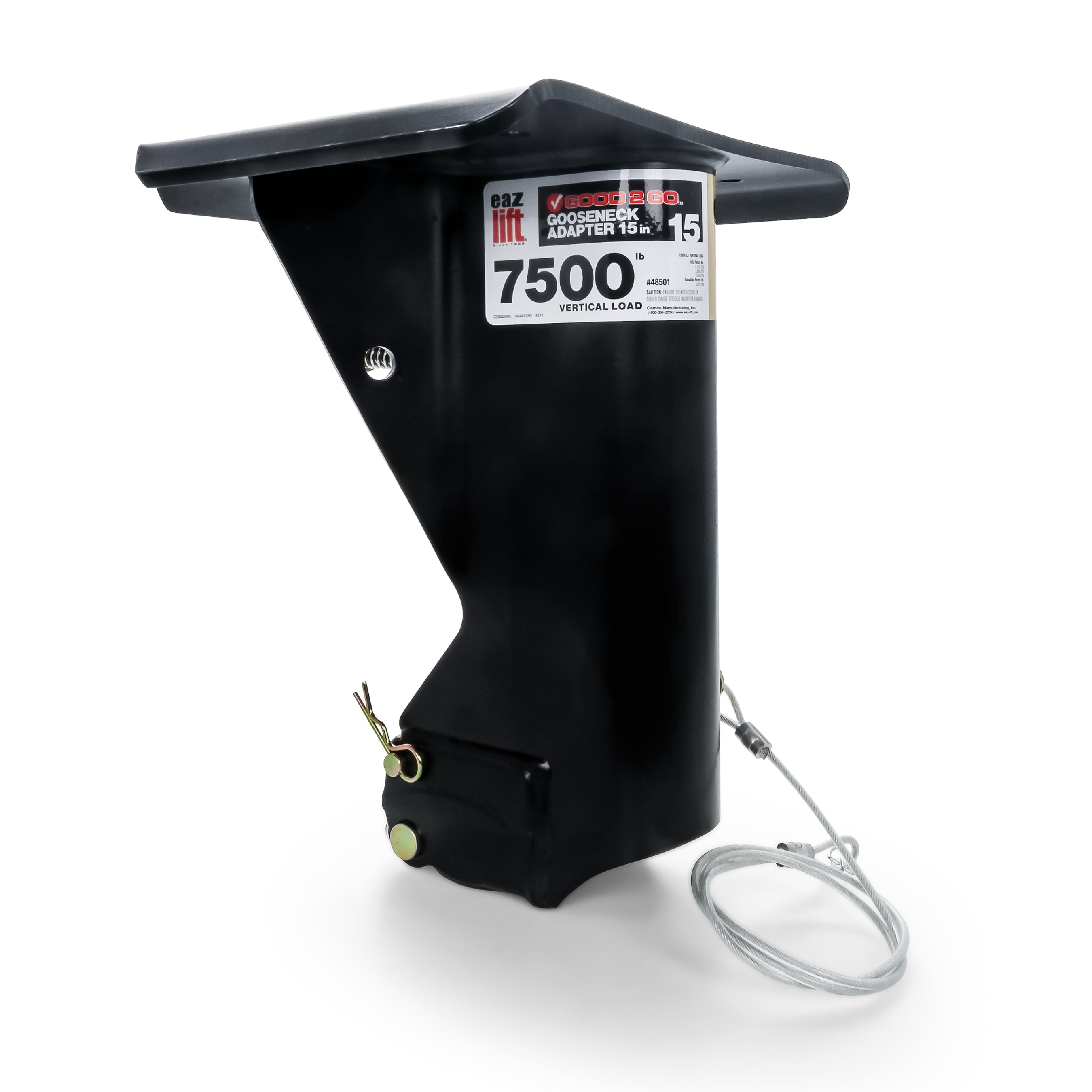 Camco Eaz-Lift Gooseneck Adapter - 15" (48501) - Walmart.com