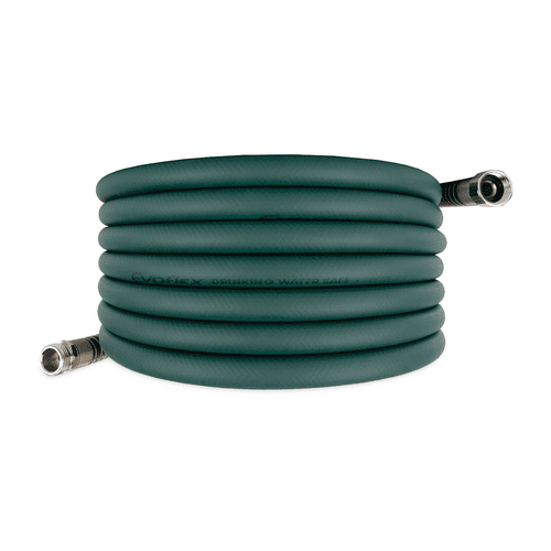 Camco EvoFlex 25-Foot Camper/RV Drinking Water Hose | Features an Extra ...