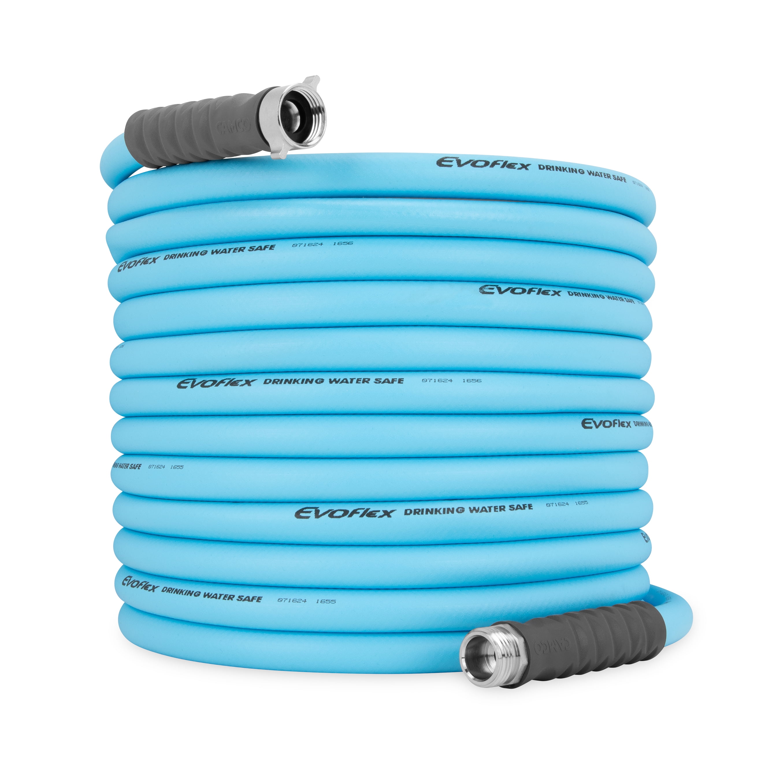 Camco EvoFlex 50 Foot Camper RV Drinking Water Hose Lead Free BPA Free or Phthalate Free Blue 22793 Walmart