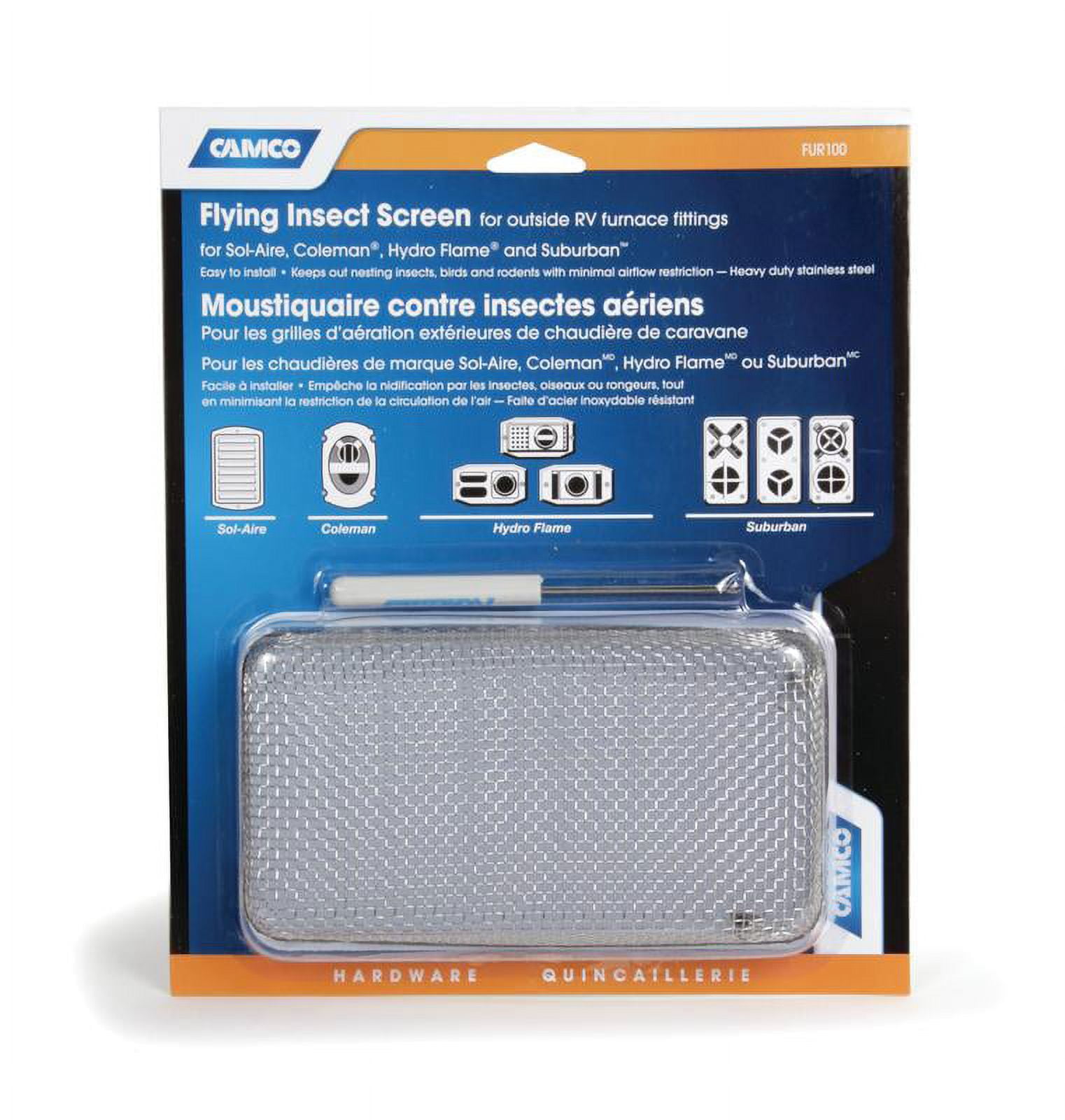 Camco 42140 - Stainless Steel Insect Screen - Walmart.com