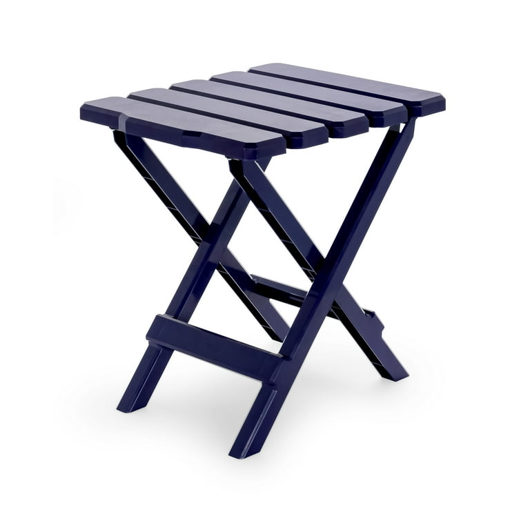 Camco Large Adirondack Portable Outdoor Folding Side Table Perfect for the Beach Camping Picnics Cookouts and More Weatherproof and Rust