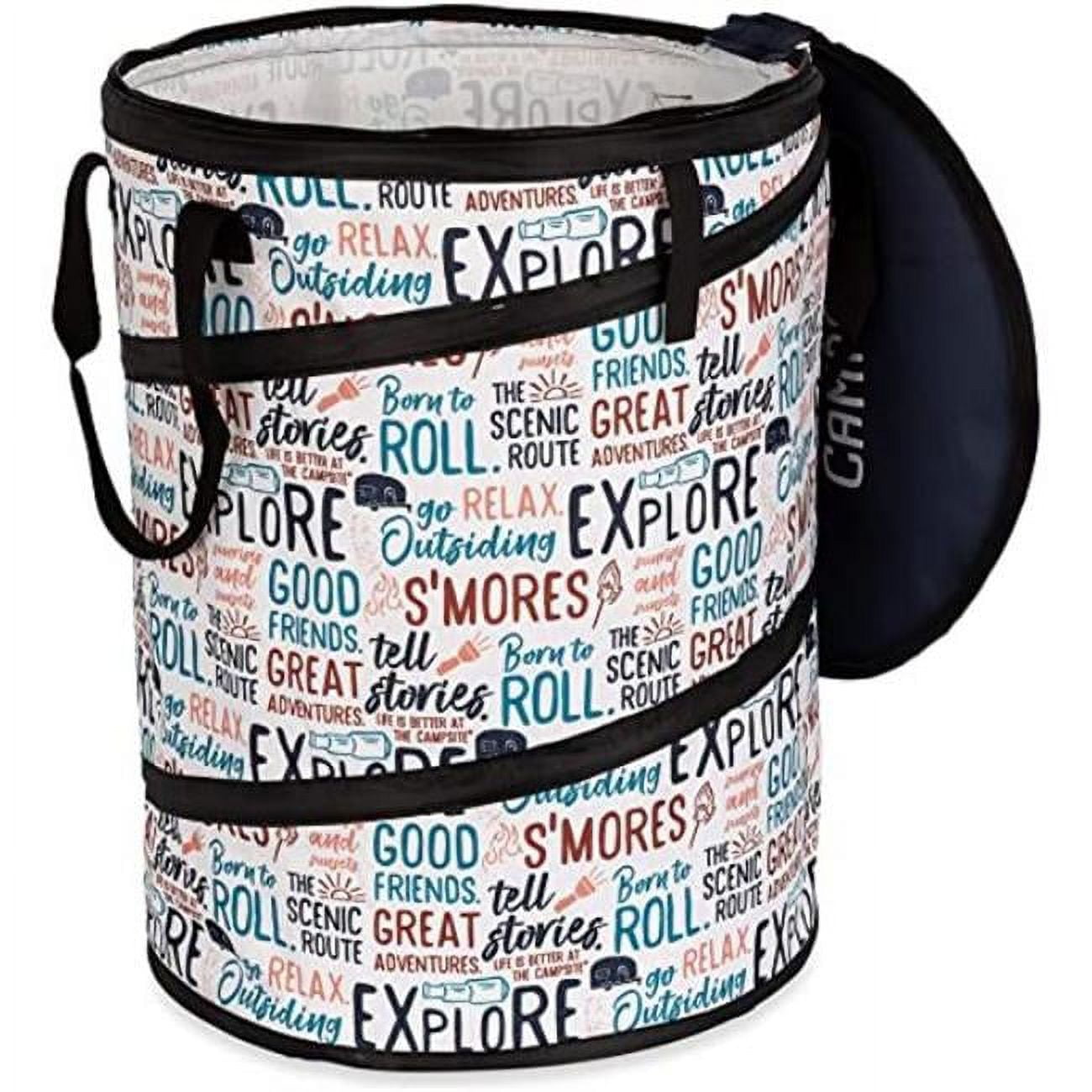 Camco Life Is Better at the Campsite Pop-Up Utility Container Portable ...