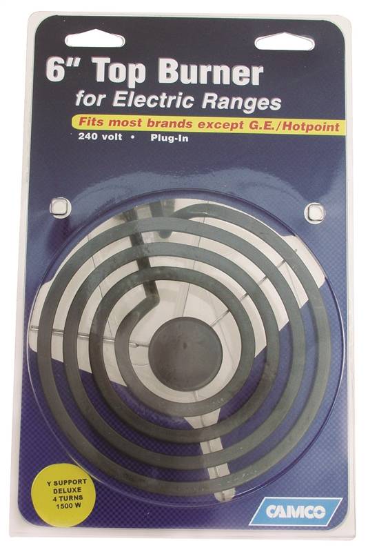 Camco Manufacturing Inc 6'' Dlx Elect Range Top Burner 243 - Walmart.com
