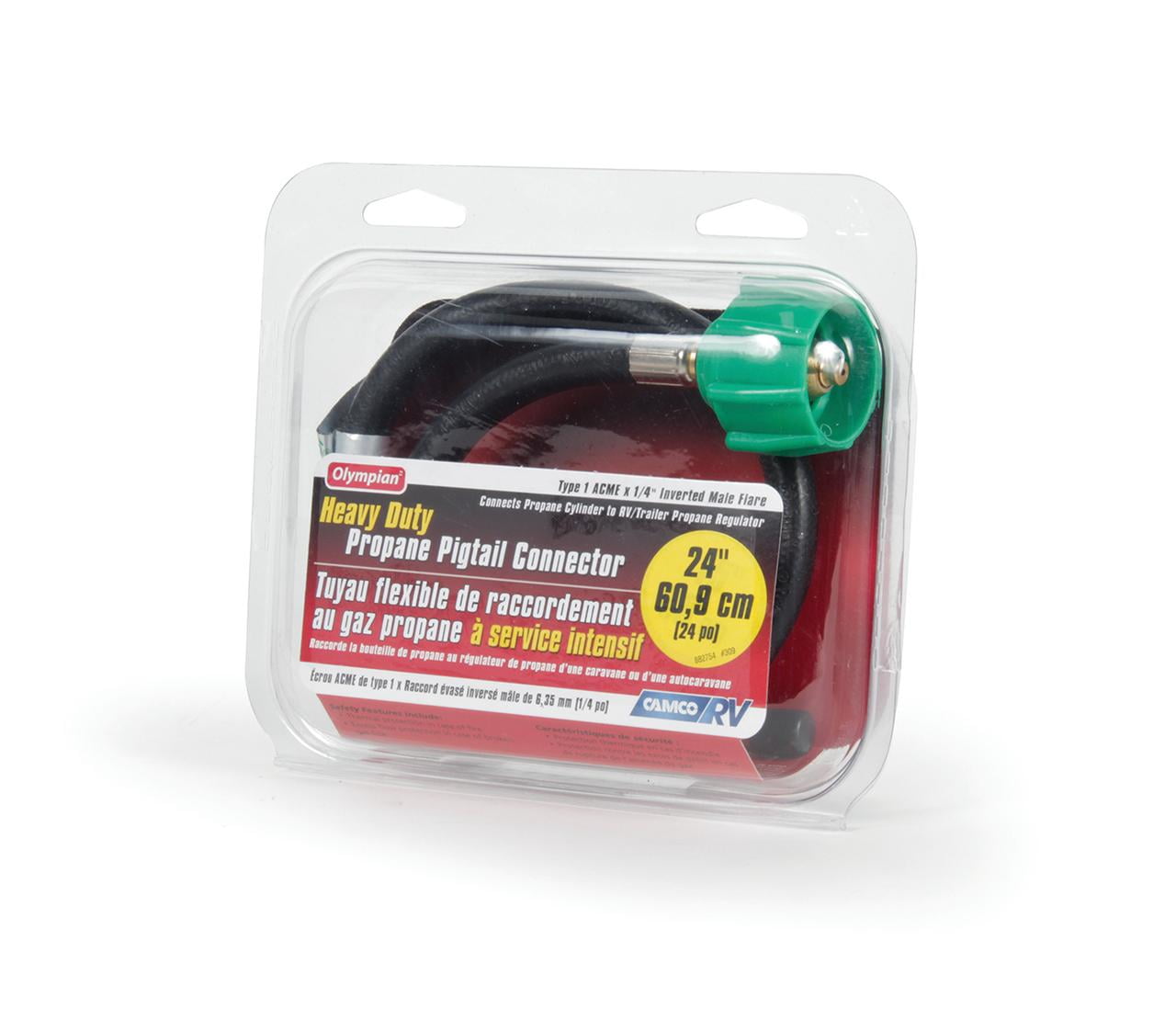 Camco Pigtail Propane Hose Connector | Rated for 200,000 BTUs per Hour ...