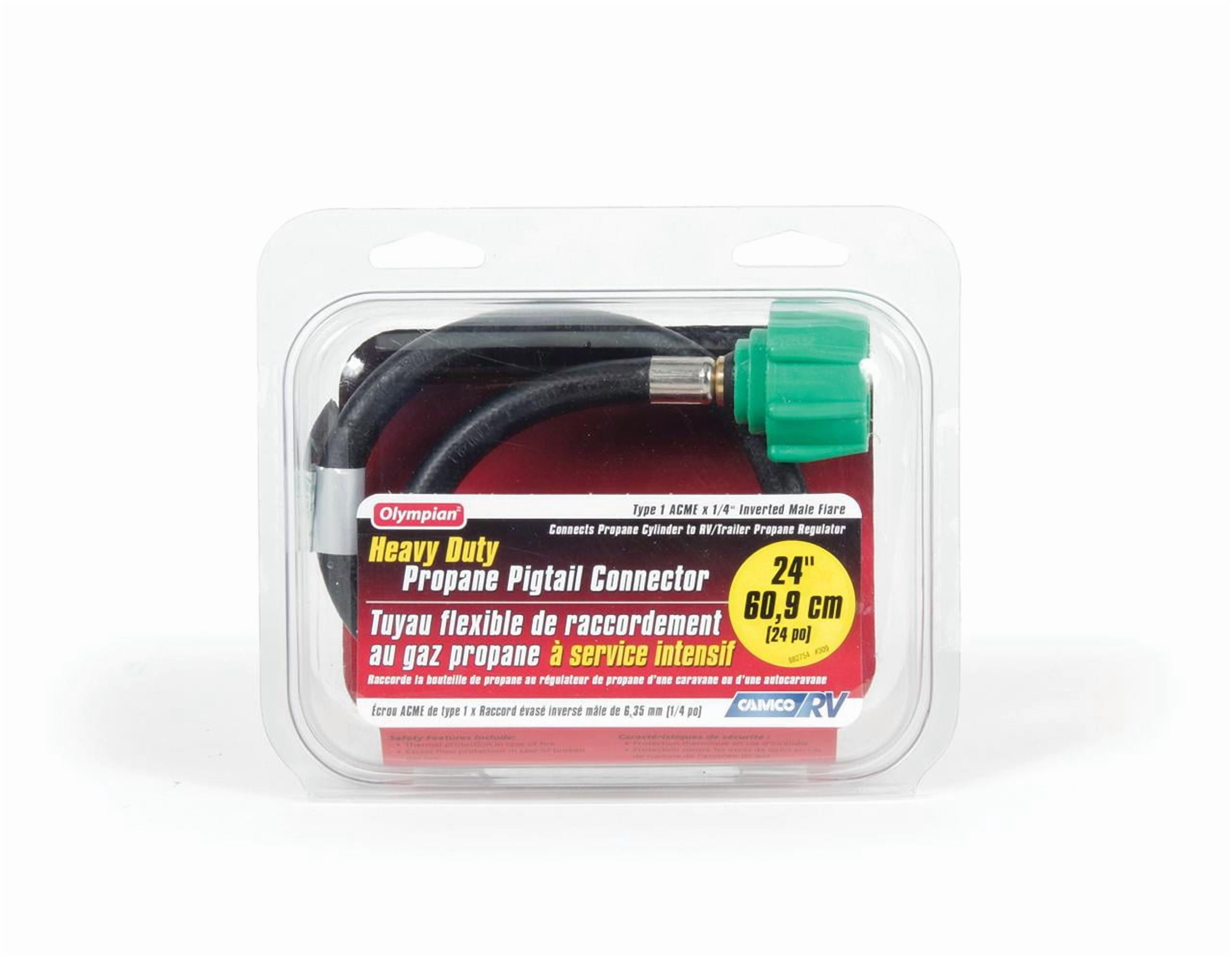 Camco Pigtail Propane Hose Connector | Rated for 200,000 BTUs per Hour ...